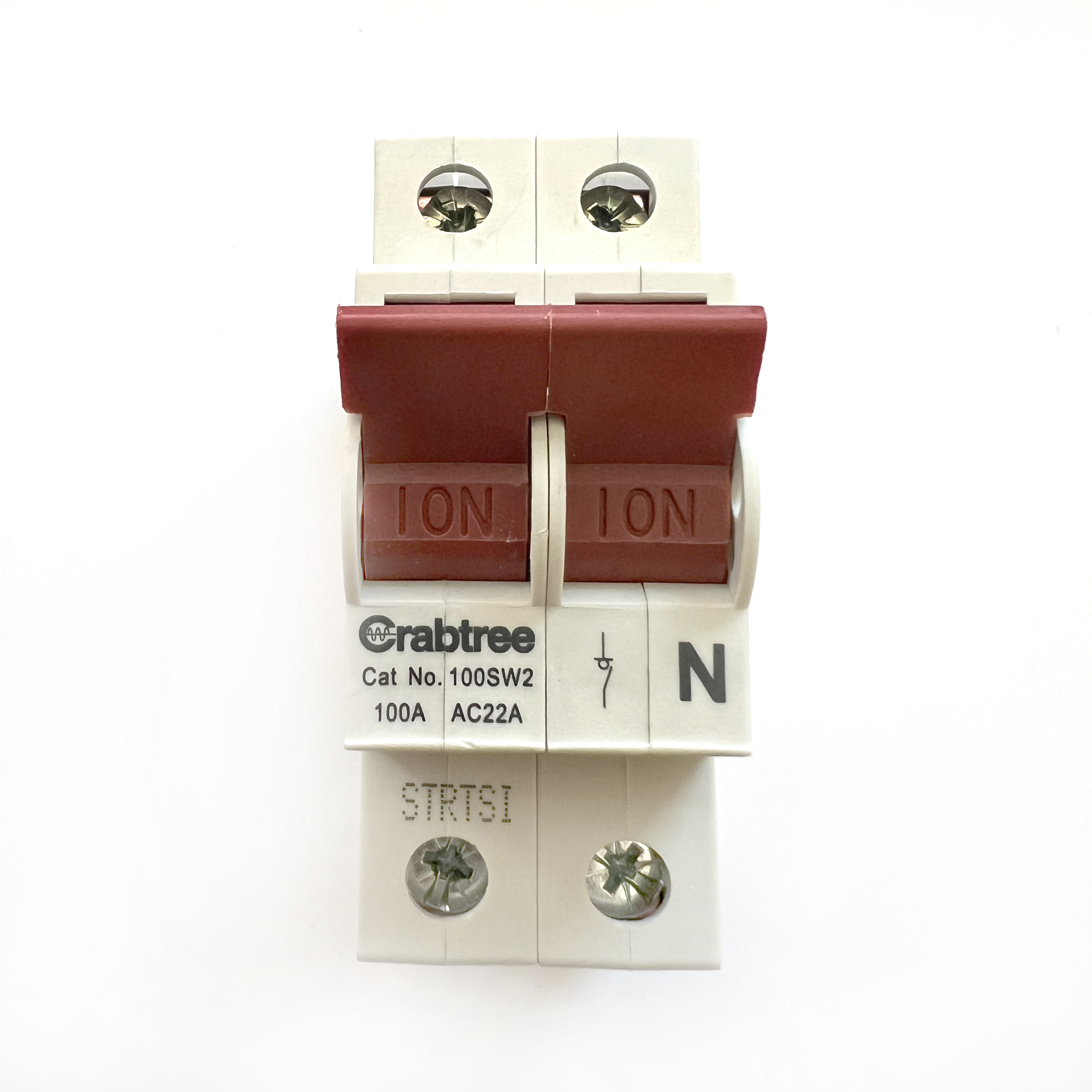 Isolators: Crabtree 100SW2 AC22A 100A 100 Amp 2 Double Pole Isolator ...