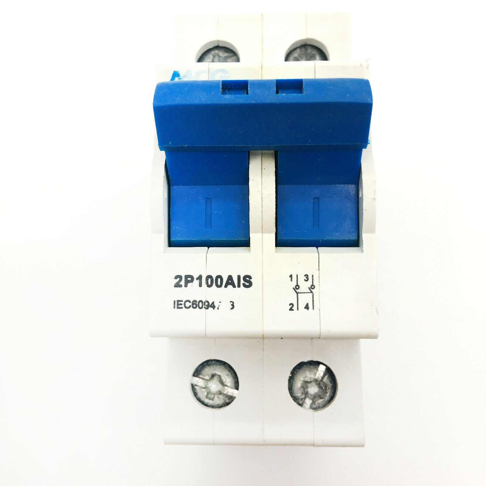 Isolators: MCG 2P100AIS 100A 100 Amp 2 Double Pole Isolator Main Switch ...