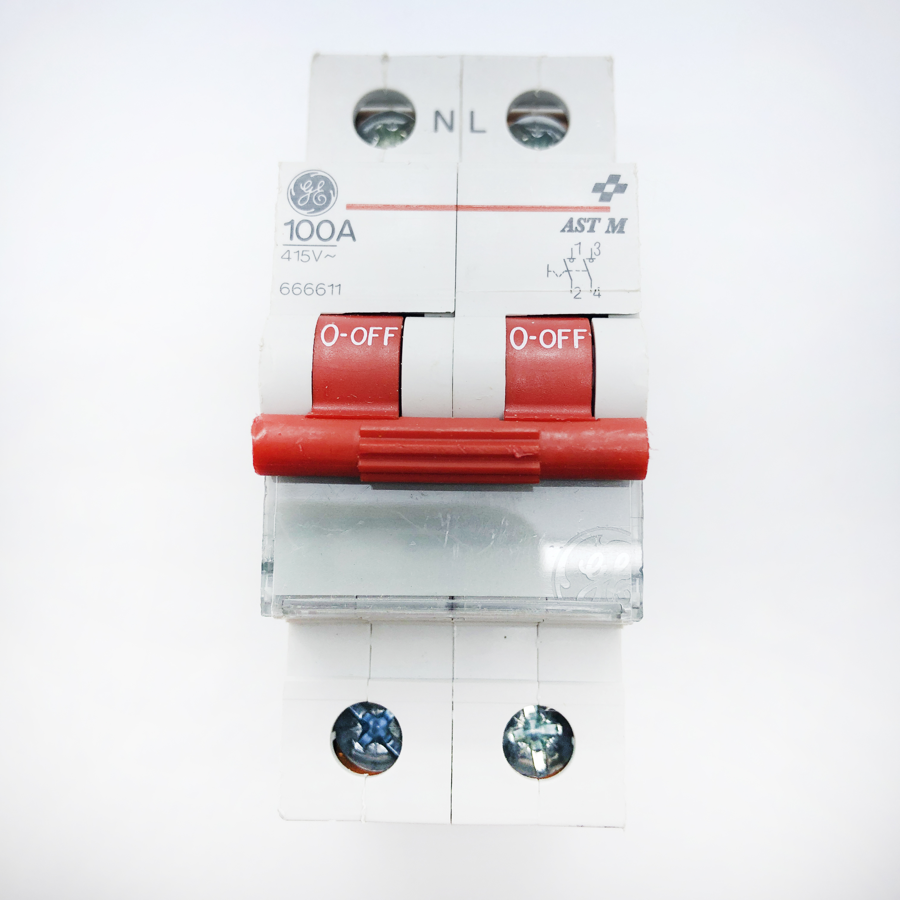 Isolators: GE General Electric ASTM AST M 666611 100A 100 Amp 2 Double ...