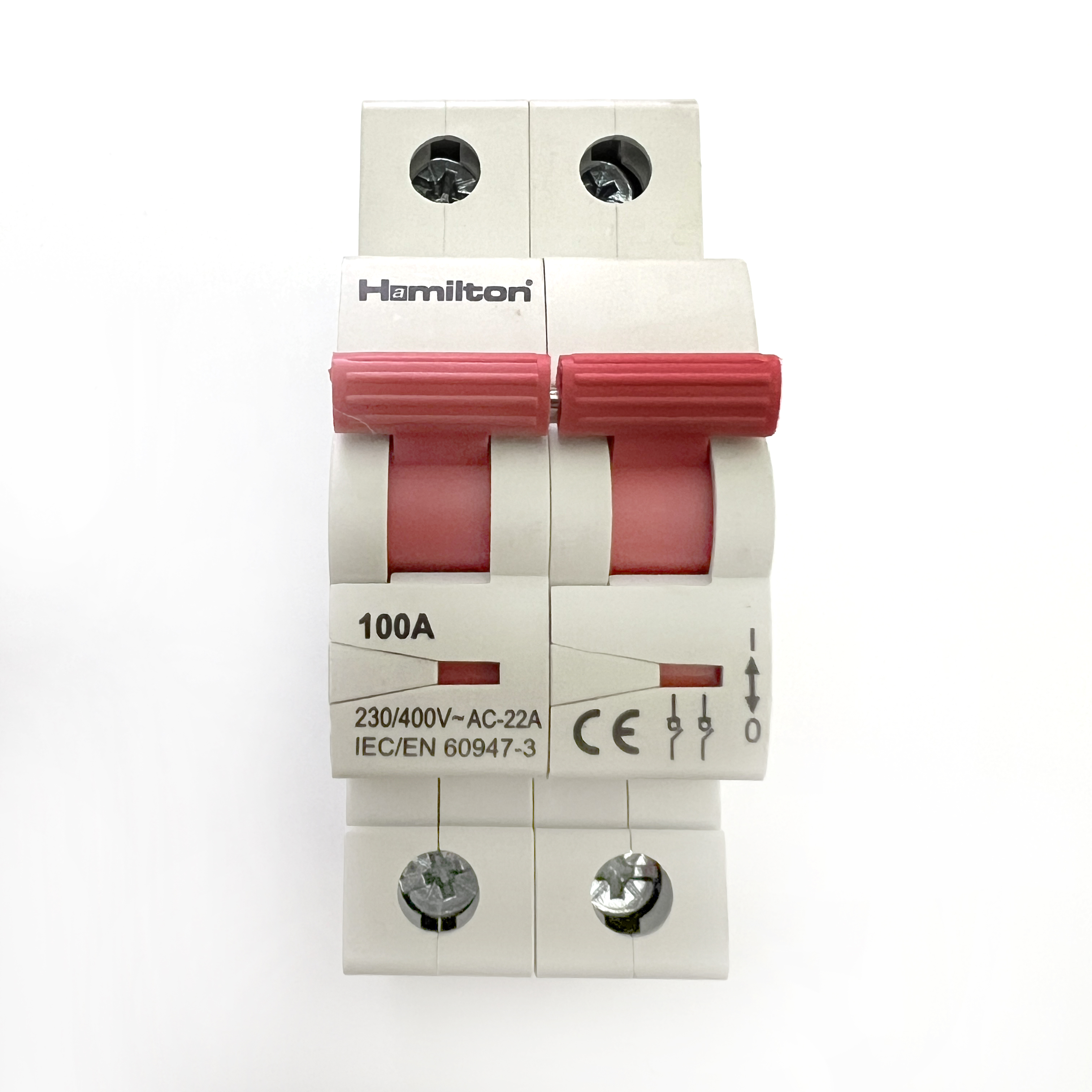 Isolators: Hamilton AC-22A 100A 100 Amp 2 Double Pole Isolator Main ...