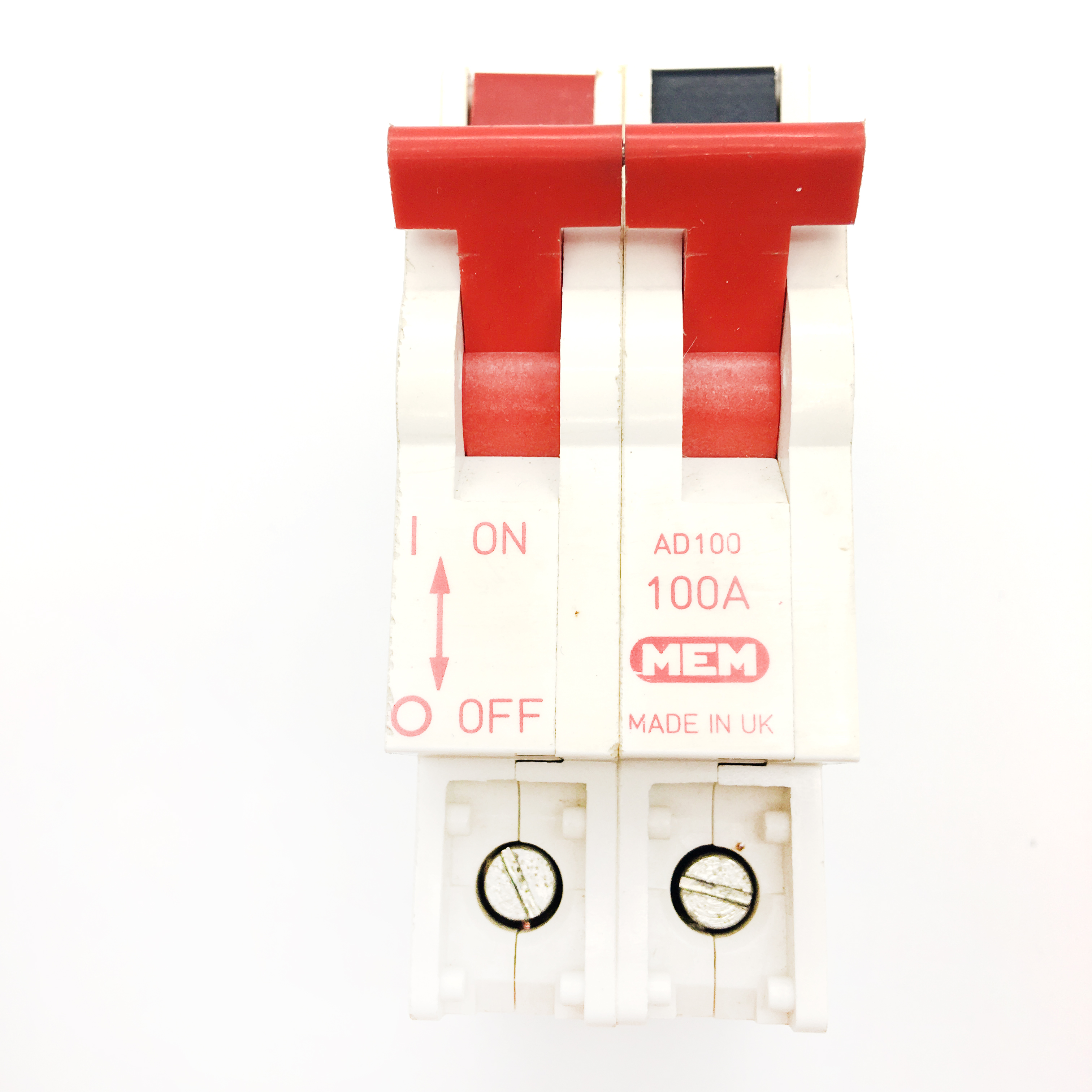 Isolators: MEM AD100 100A 100 Amp 2 Double Pole Isolator Main Switch ...