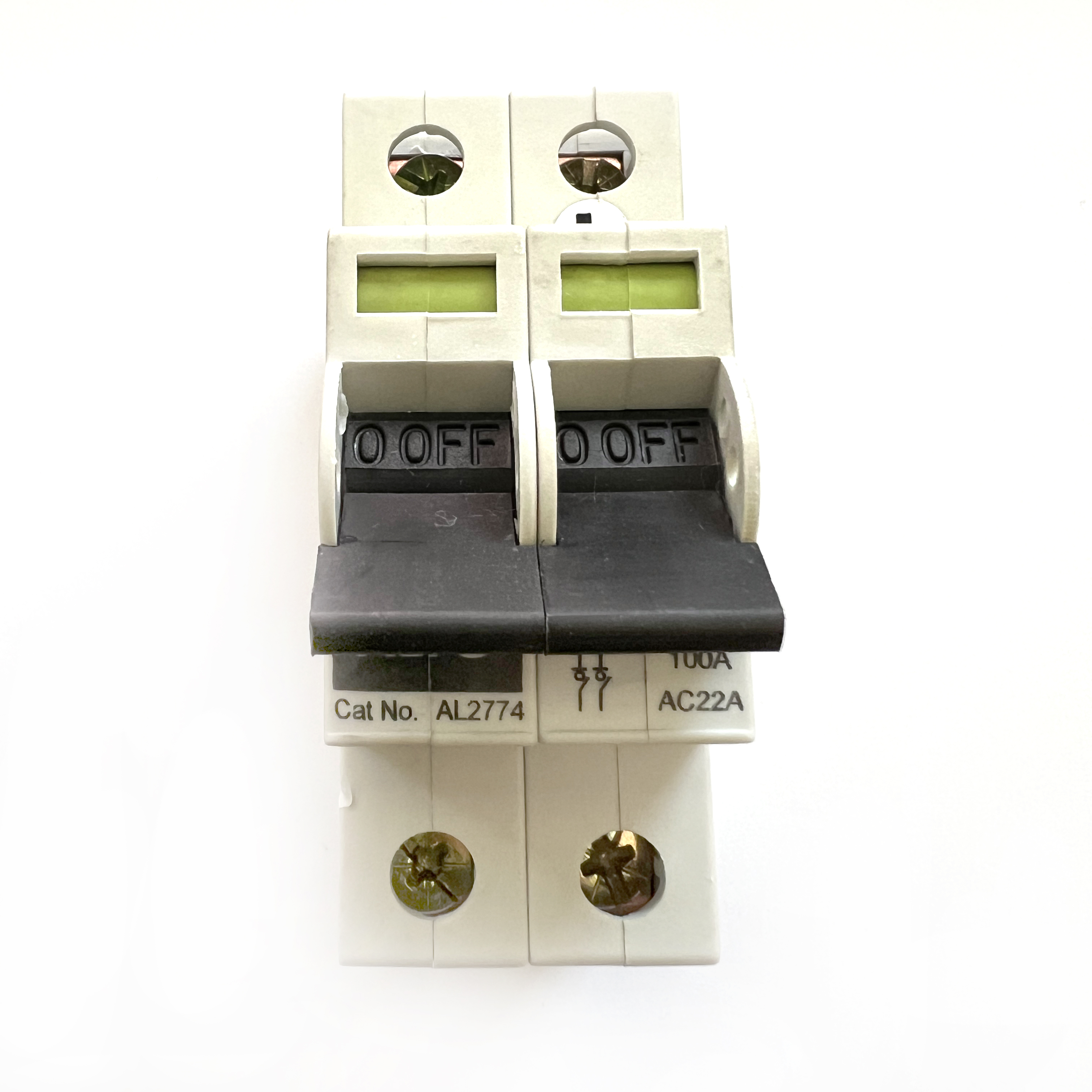 Isolators: Alto AL2774 AC22A 100A 100 Amp 2 Double Pole Isolator Main ...
