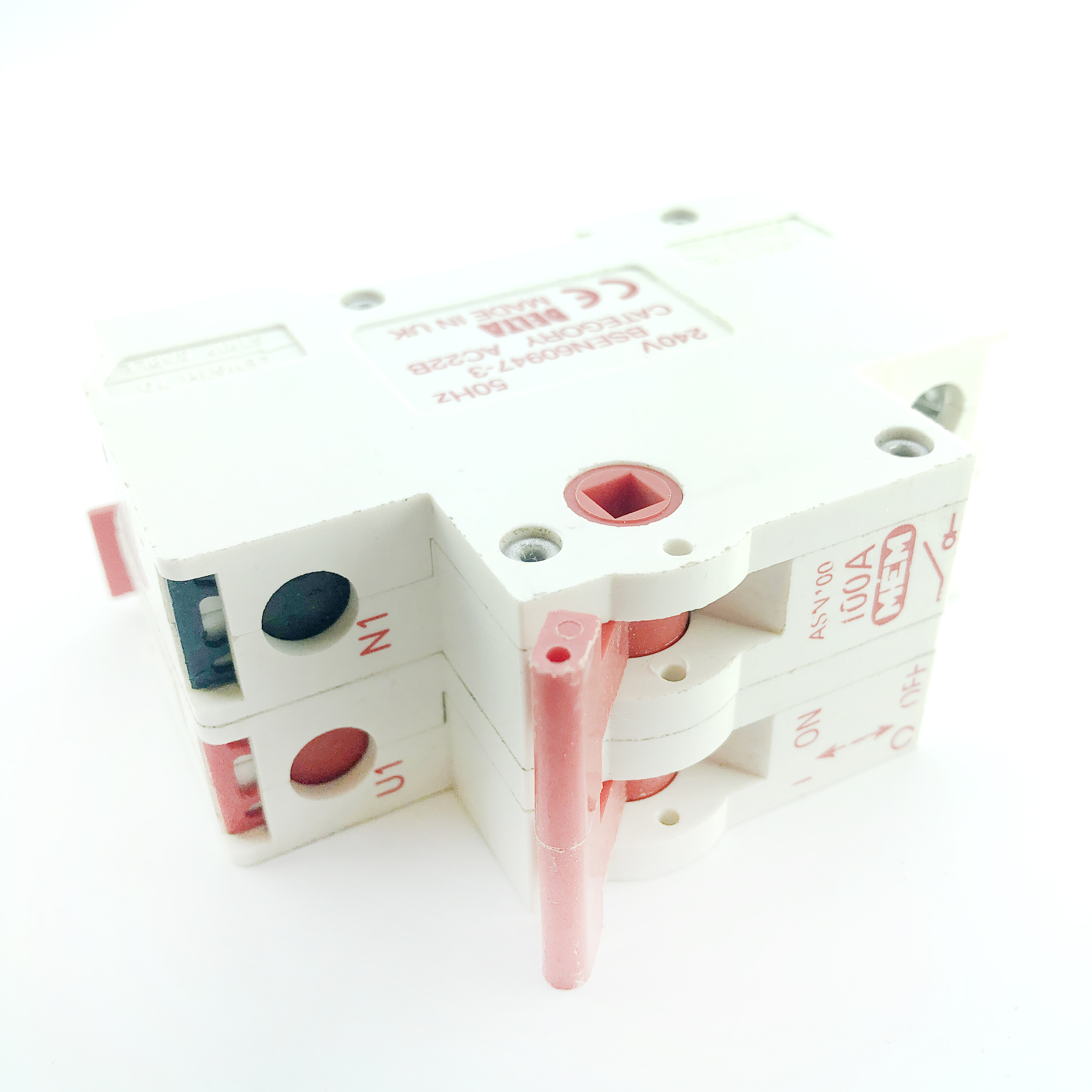 Isolators: MEM ASN100 100A 100 Amp 2 Double Pole Isolator Main Switch ...