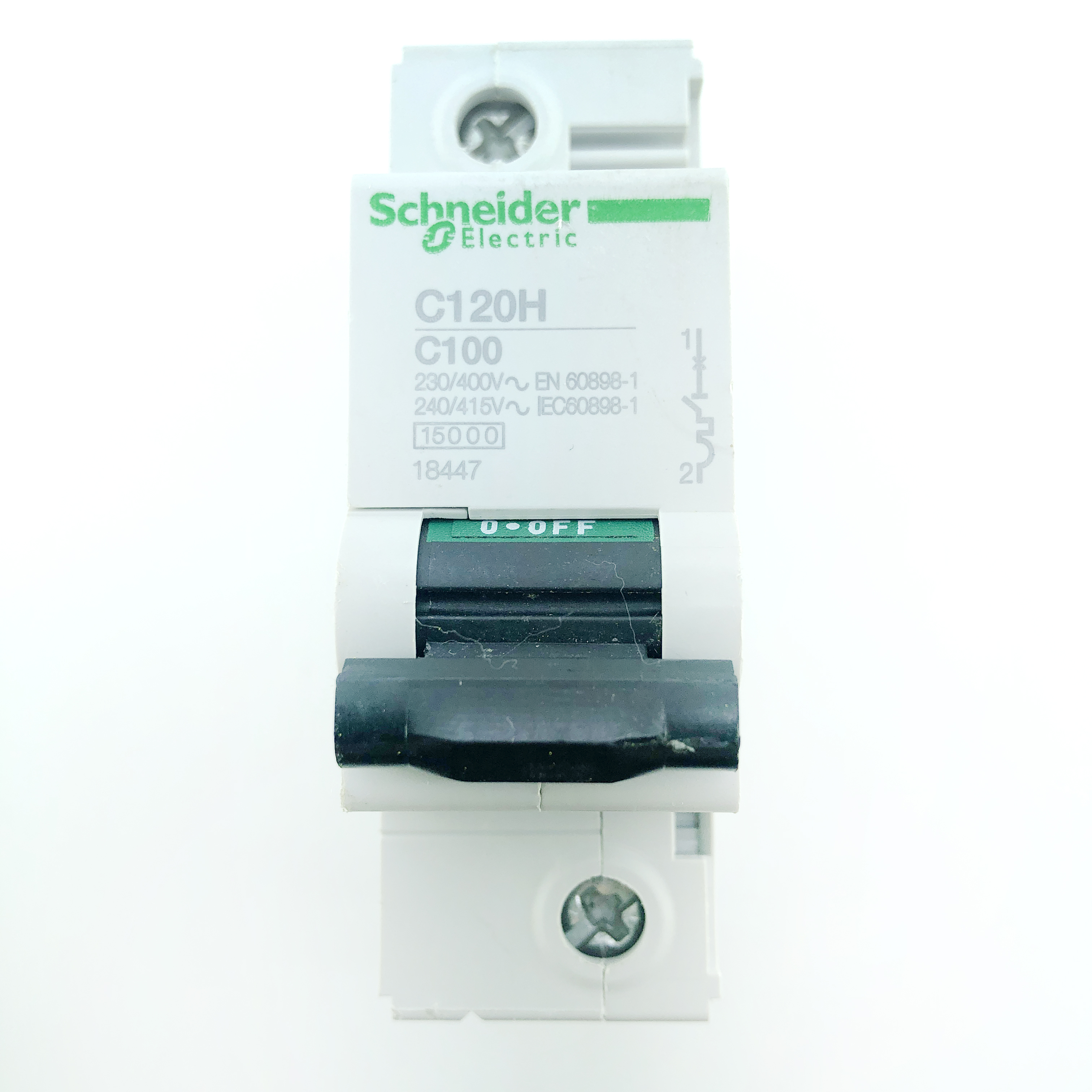 MCB's: Schneider Electric C120H 18447 C100 100A 100 Amp MCB Circuit ...