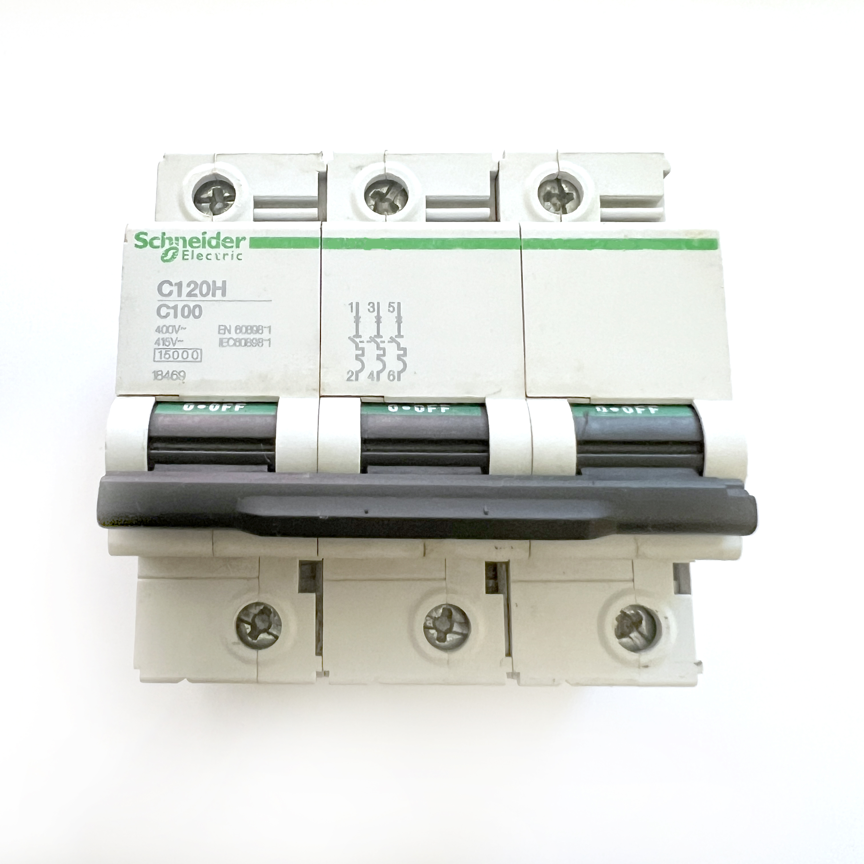Isolators: Schneider Electric C120H C100 18469 100A 100 Amp 3 Pole ...