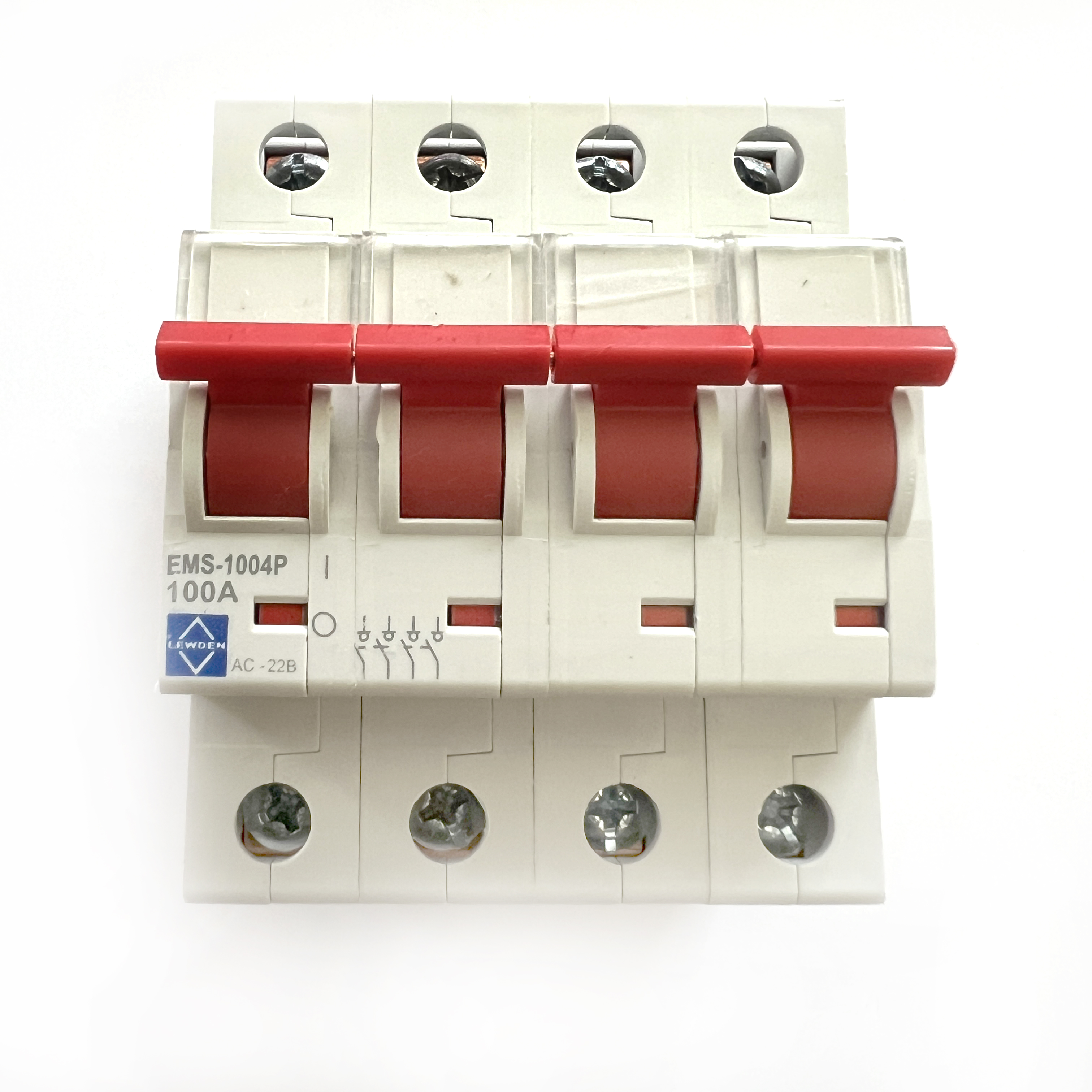 Isolators: Lewden Control Gear CGD EMS-1004P AC-22B 100A 100 Amp 3P+N 4 ...