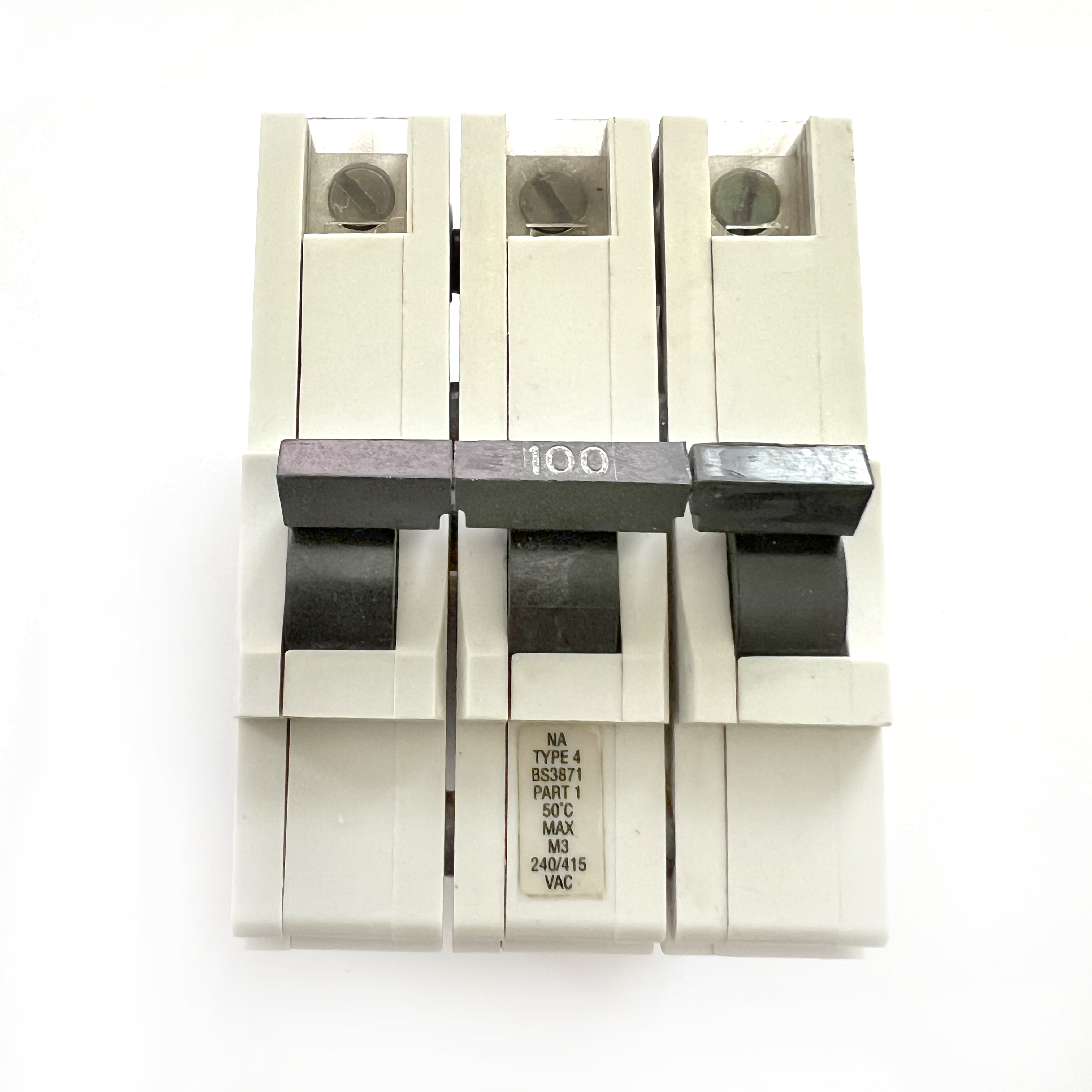 MCB's: Federal Electric StabLok Stab-Lok NA3P100 NA M3 100A 100 Amp MCB ...