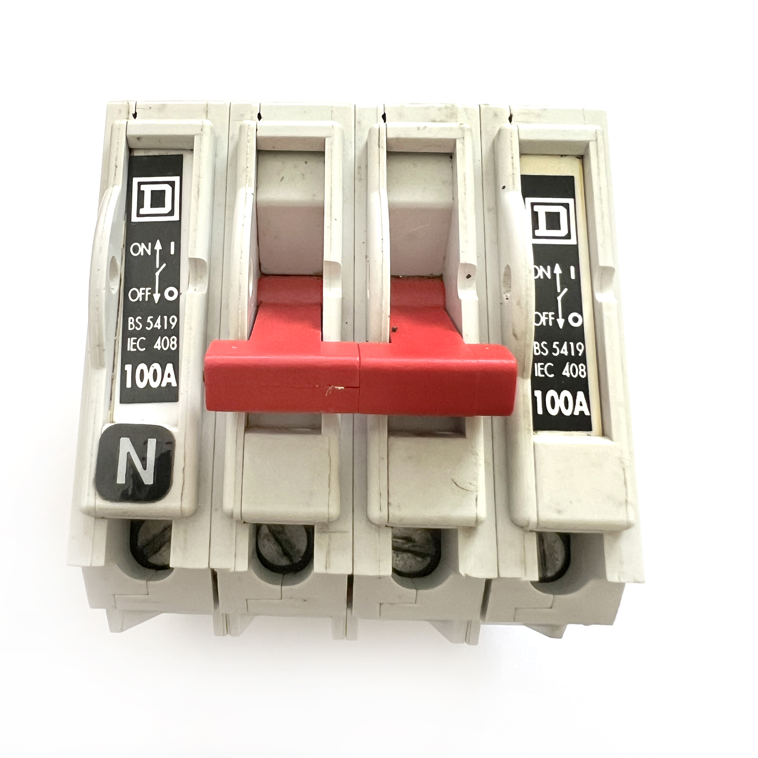 Isolators: Square D QO4-100M 100A 100 Amp 3 4 Pole Phase 3P+N Isolator ...