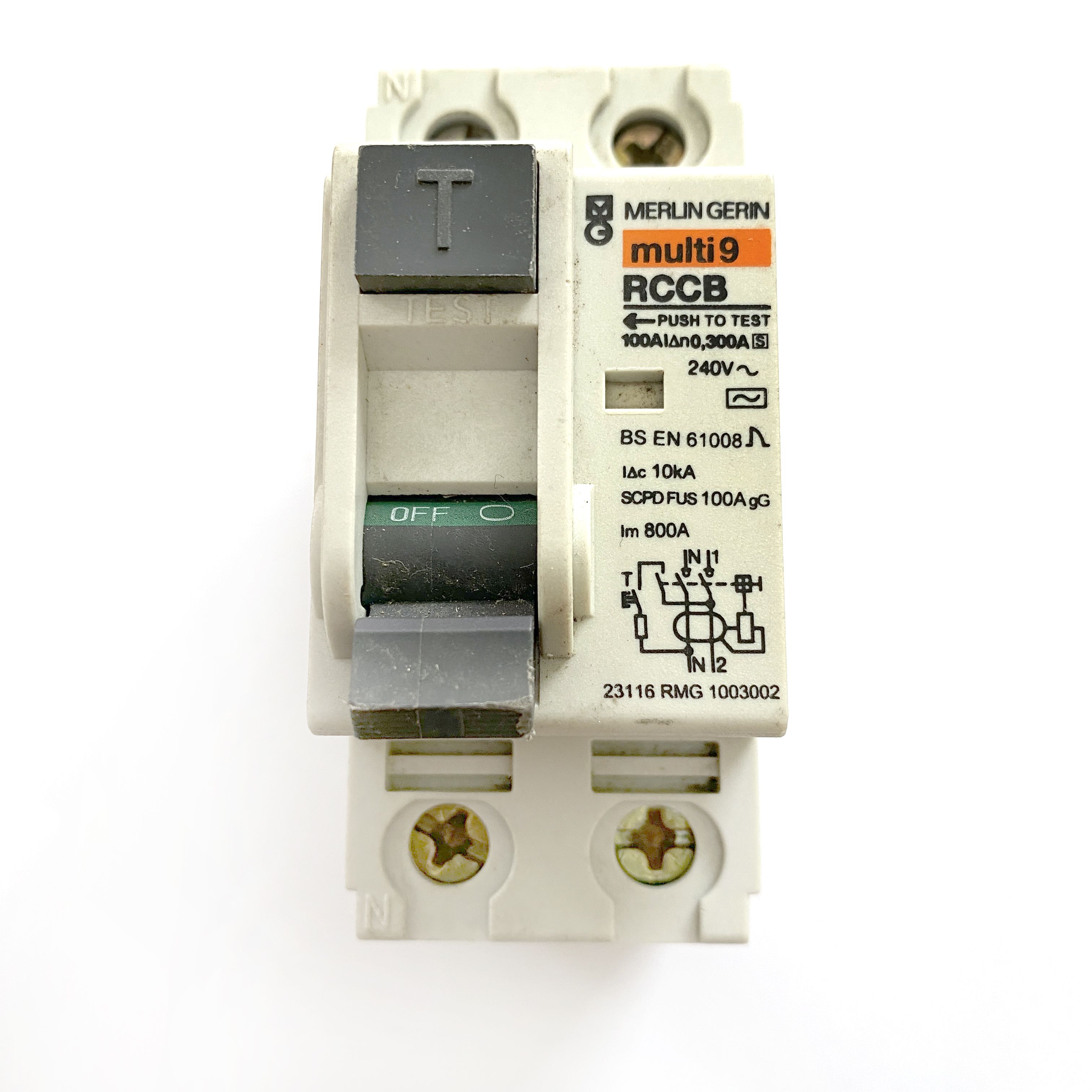 Residual Current Devices: Merlin Gerin Multi9 23116 RMG1003002 100A 100 ...