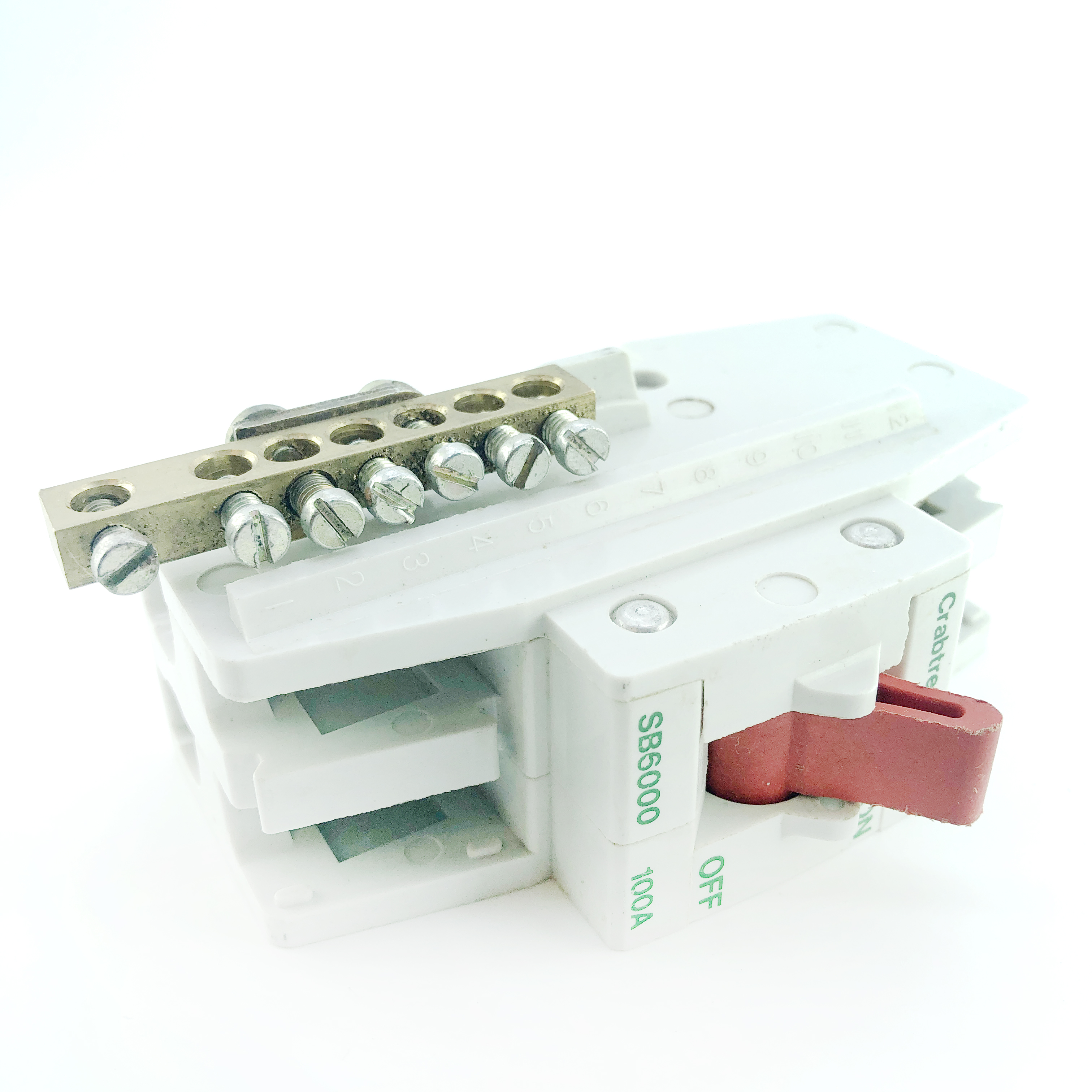 Isolators: Crabtree SB6000 100A 100 Amp 2 Double Pole Isolator Main ...