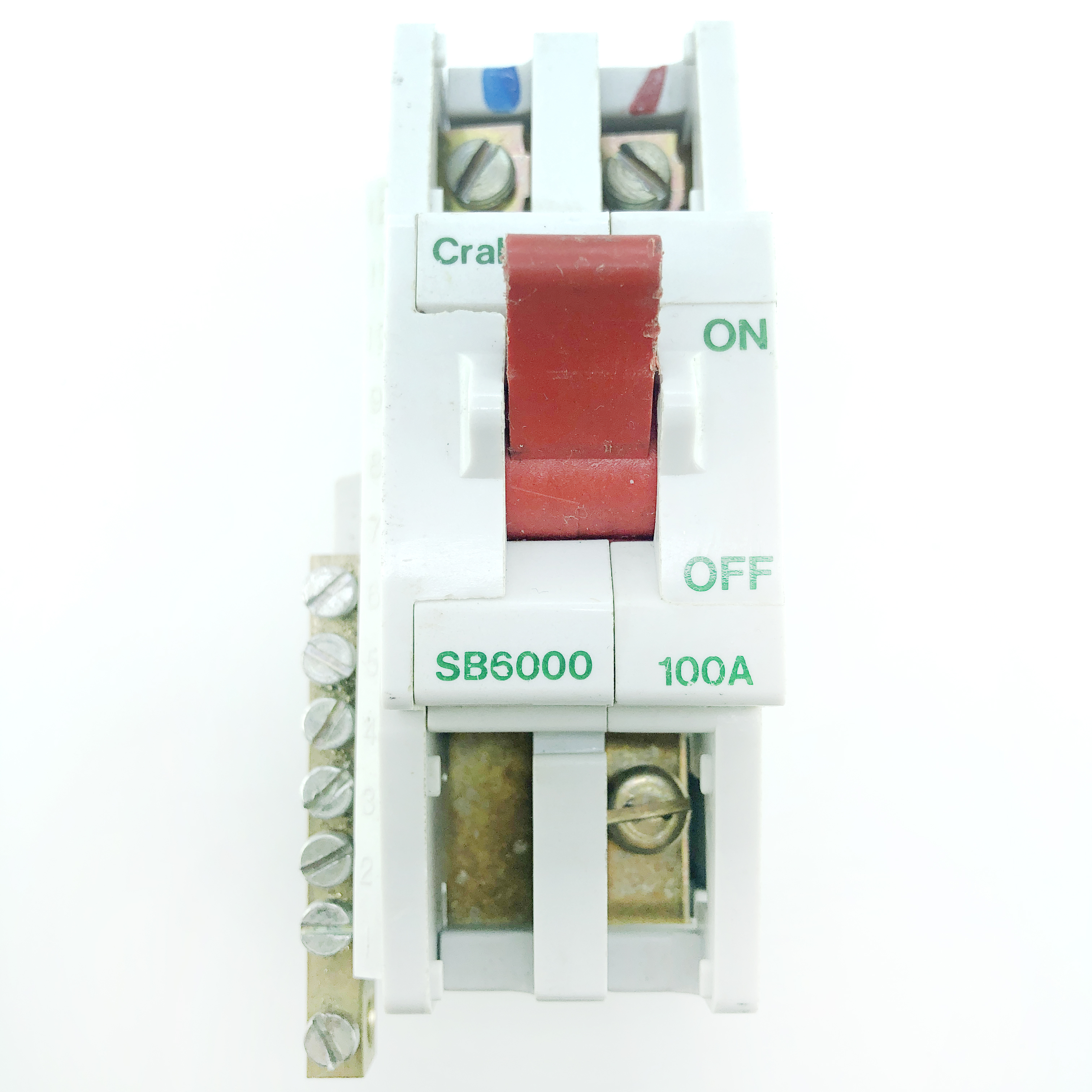 Isolators: Crabtree SB6000 100A 100 Amp 2 Double Pole Isolator Main ...