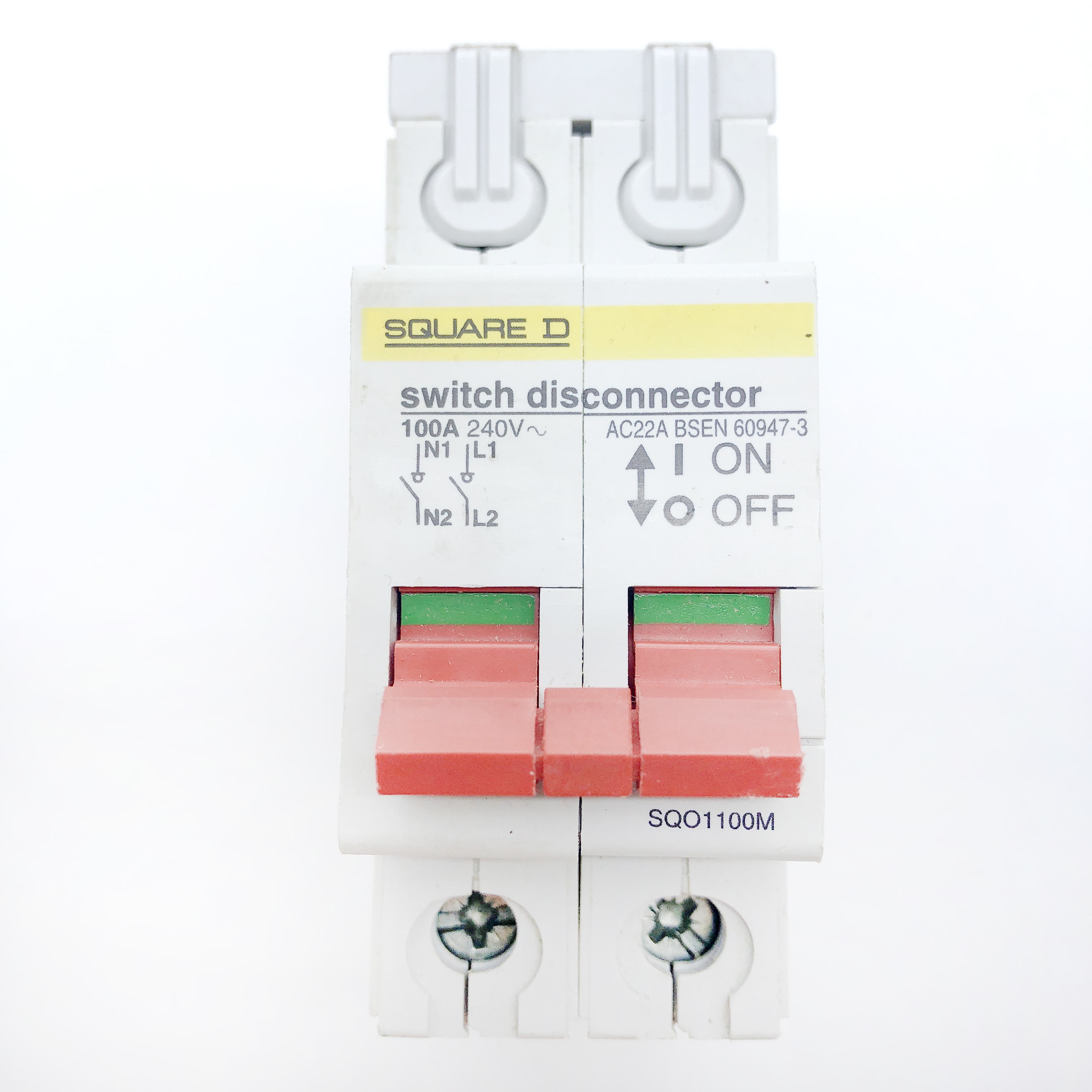 Isolators: Square D SQO1100M AC22A 100A 100 Amp 2 Double Pole Isolator ...