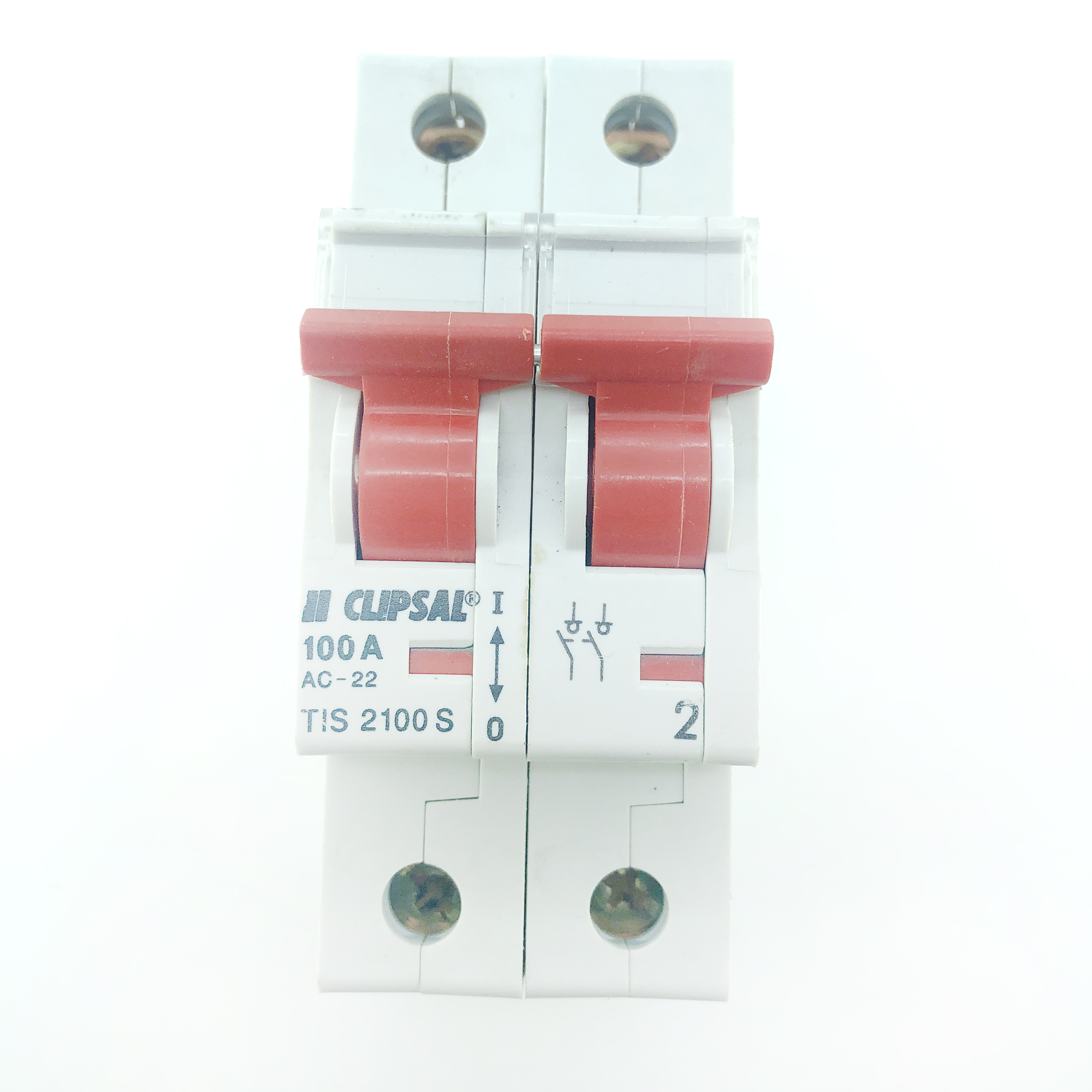 Isolators: Clipsal TIS2100S AC-22 100A 100 Amp 2 Double Pole Isolator ...