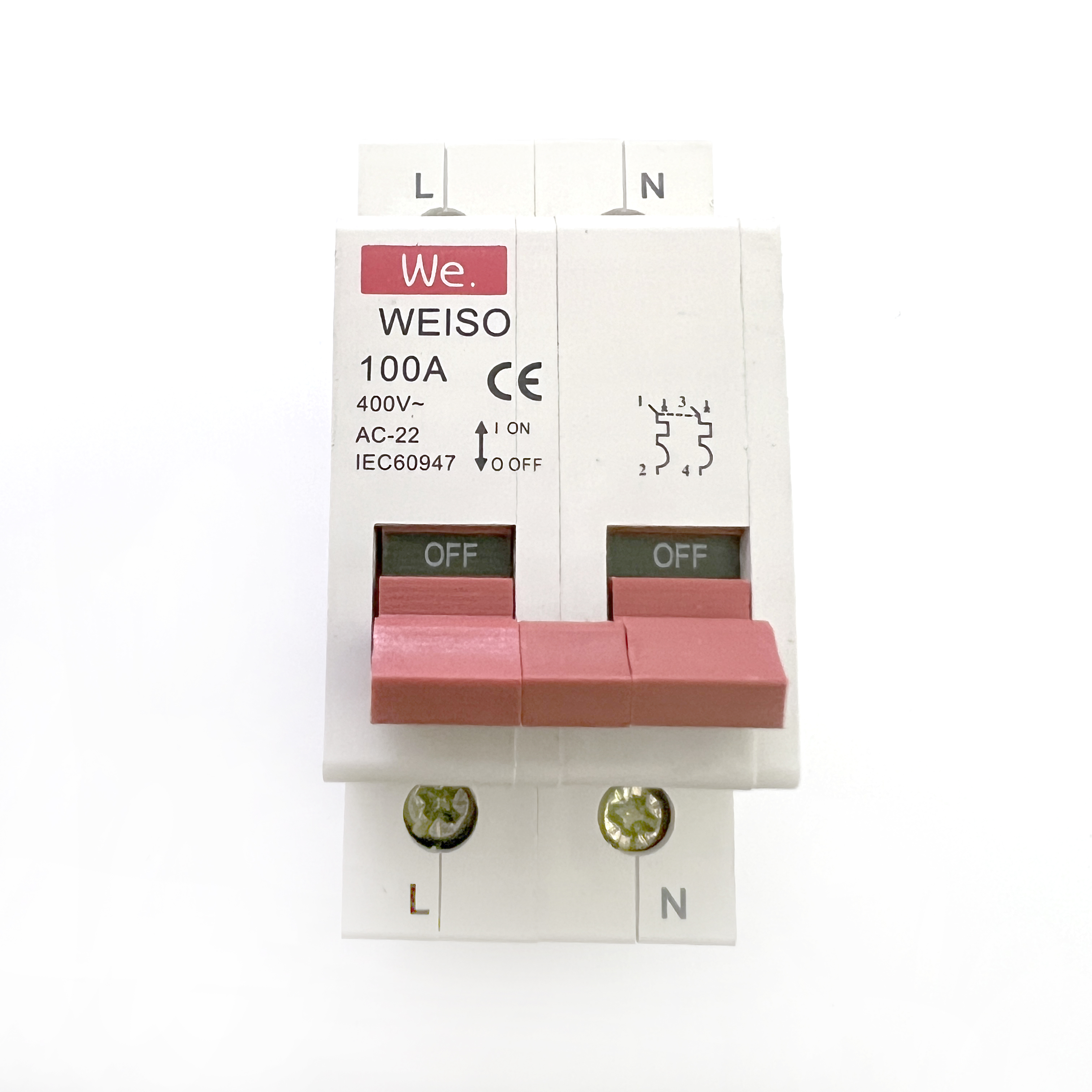 Isolators: We Wyverne Electrical WEISO 100A 100 Amp 2 Double Pole ...