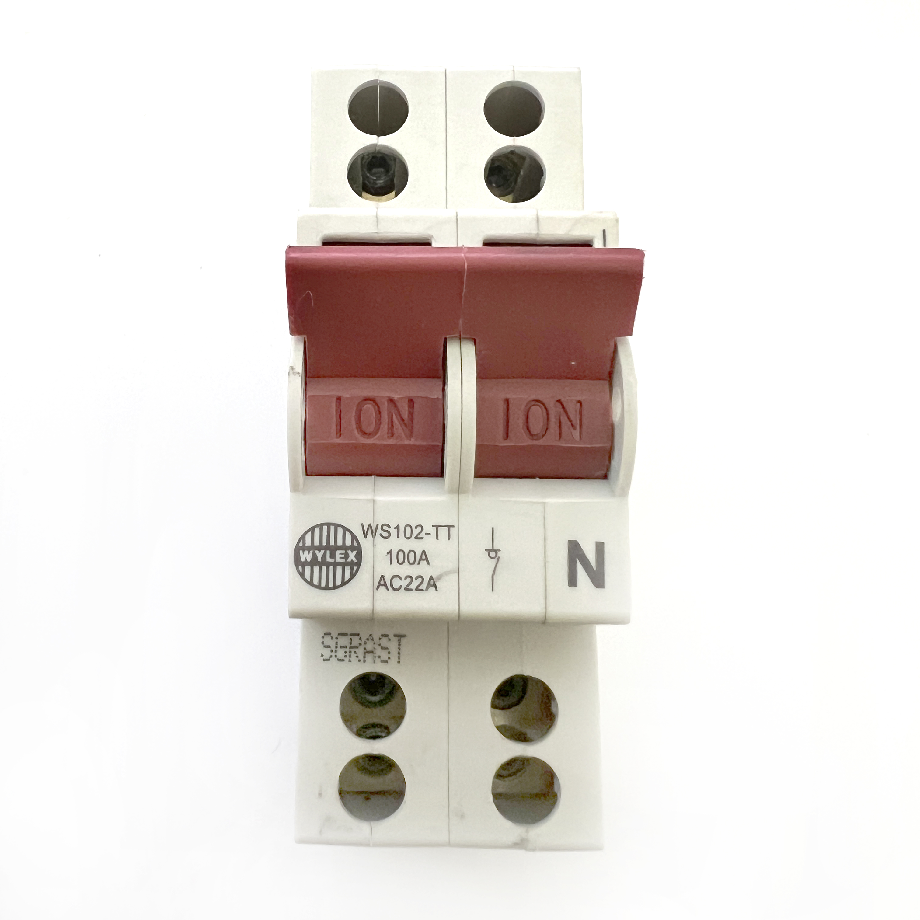 Isolators: Wylex WS102-TT AC22A 100A 100 Amp 2 Double Pole Isolator ...