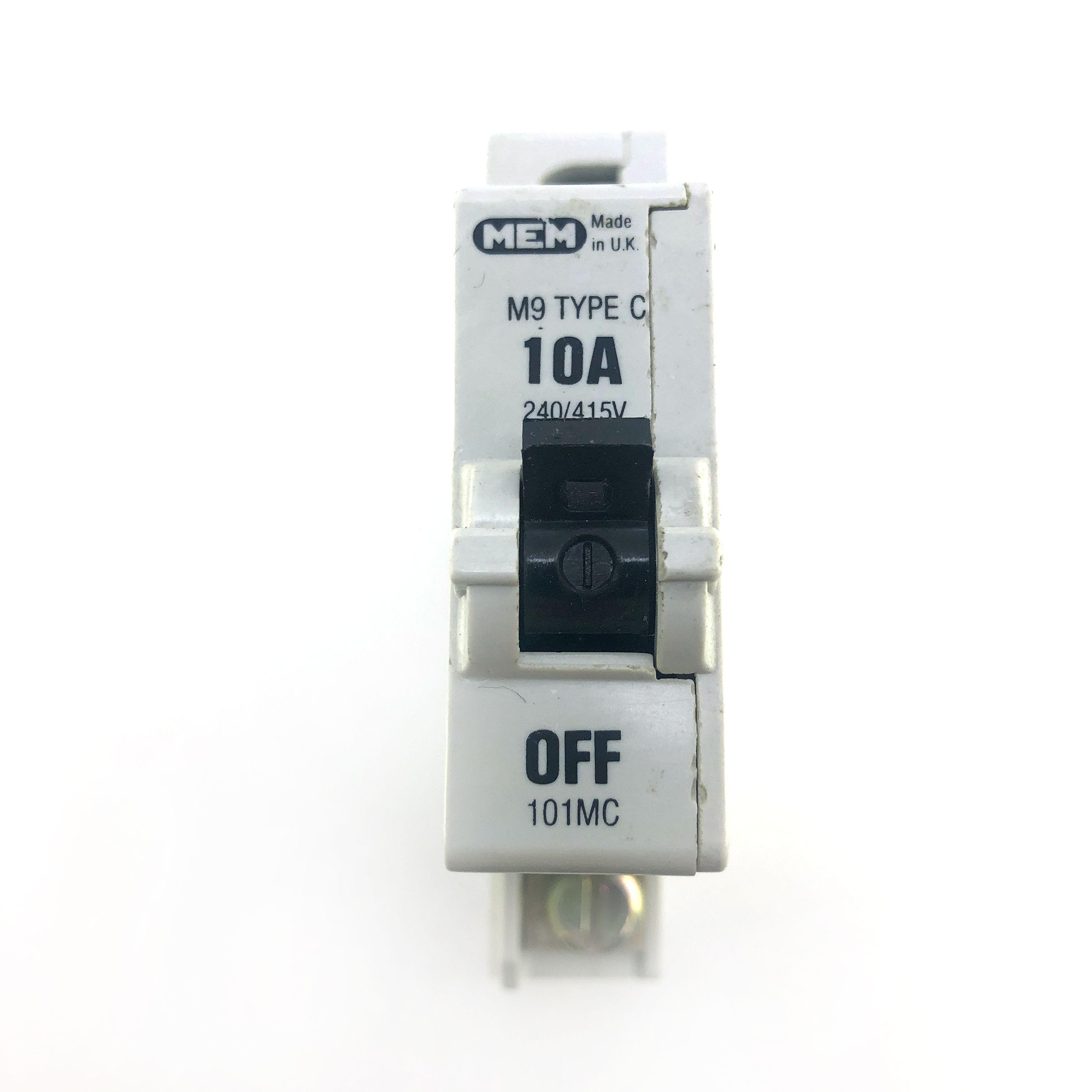 MCB's: MEM 101MC M9 C10 10A 10 Amp MCB Circuit Breaker Type C