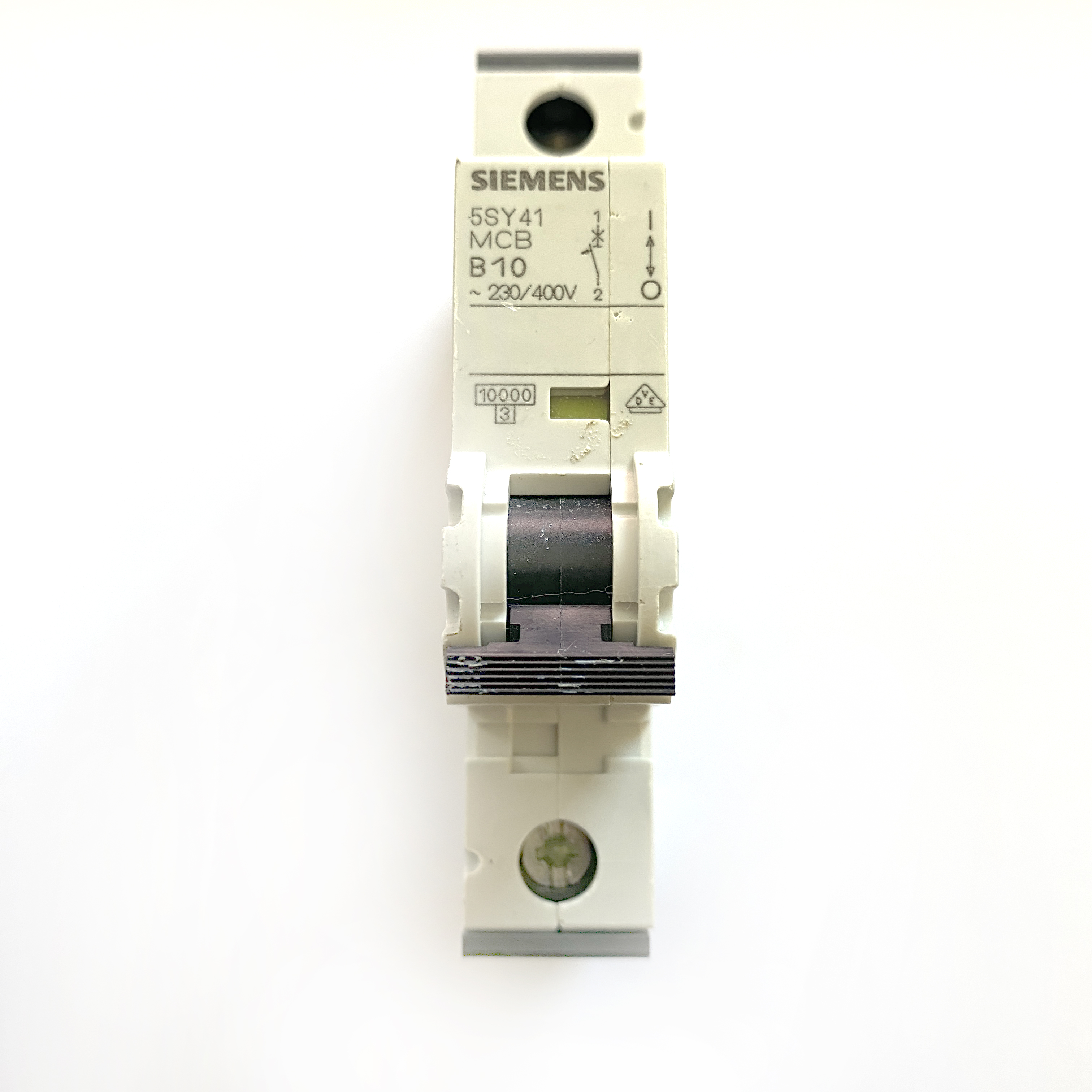 MCB's: Siemens 5SY41 5SY4110-6 B10 10A 10 Amp MCB Circuit Breaker Type B