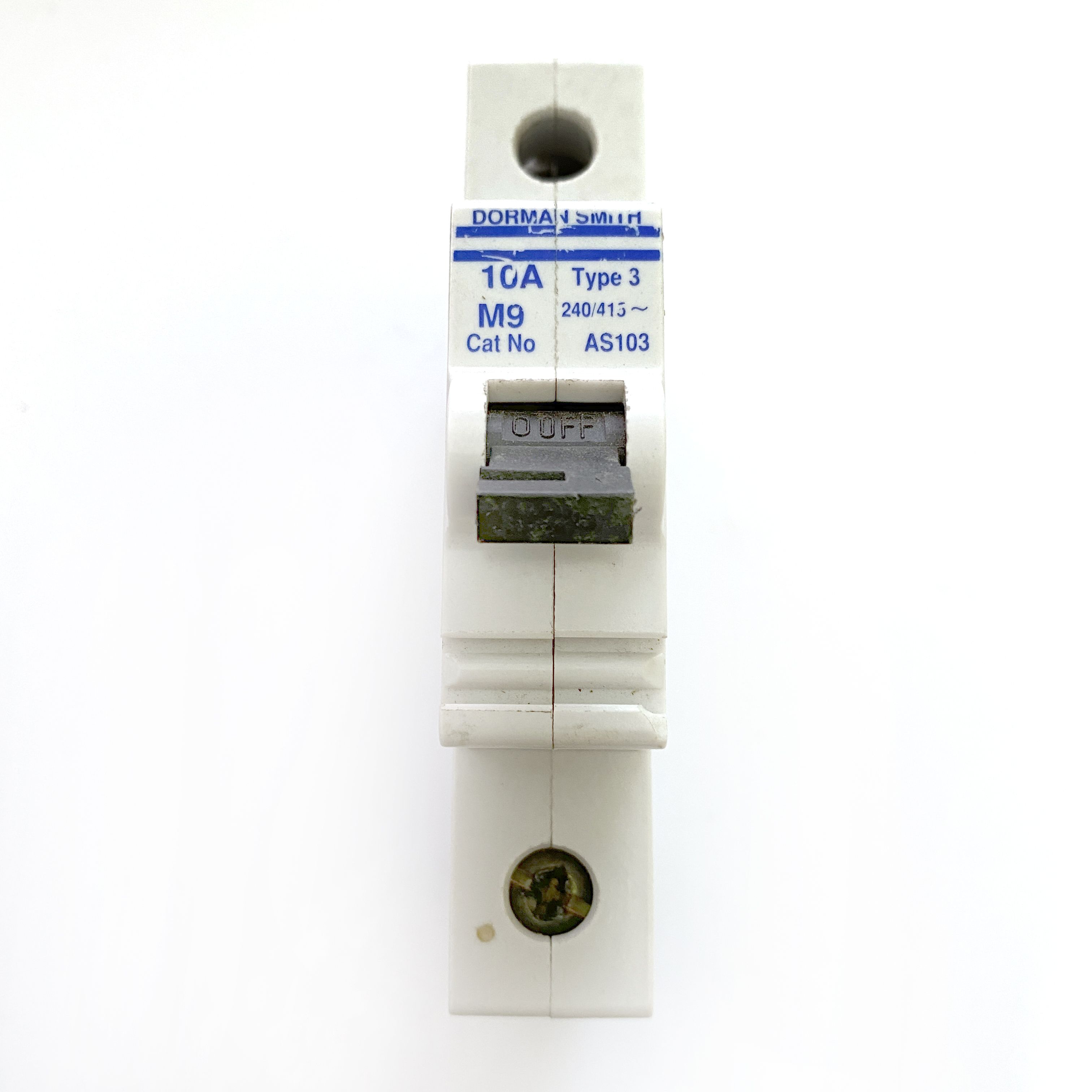 MCB's: Dorman Smith AS103 Old Style M9 10A 10 Amp MCB Circuit Breaker ...
