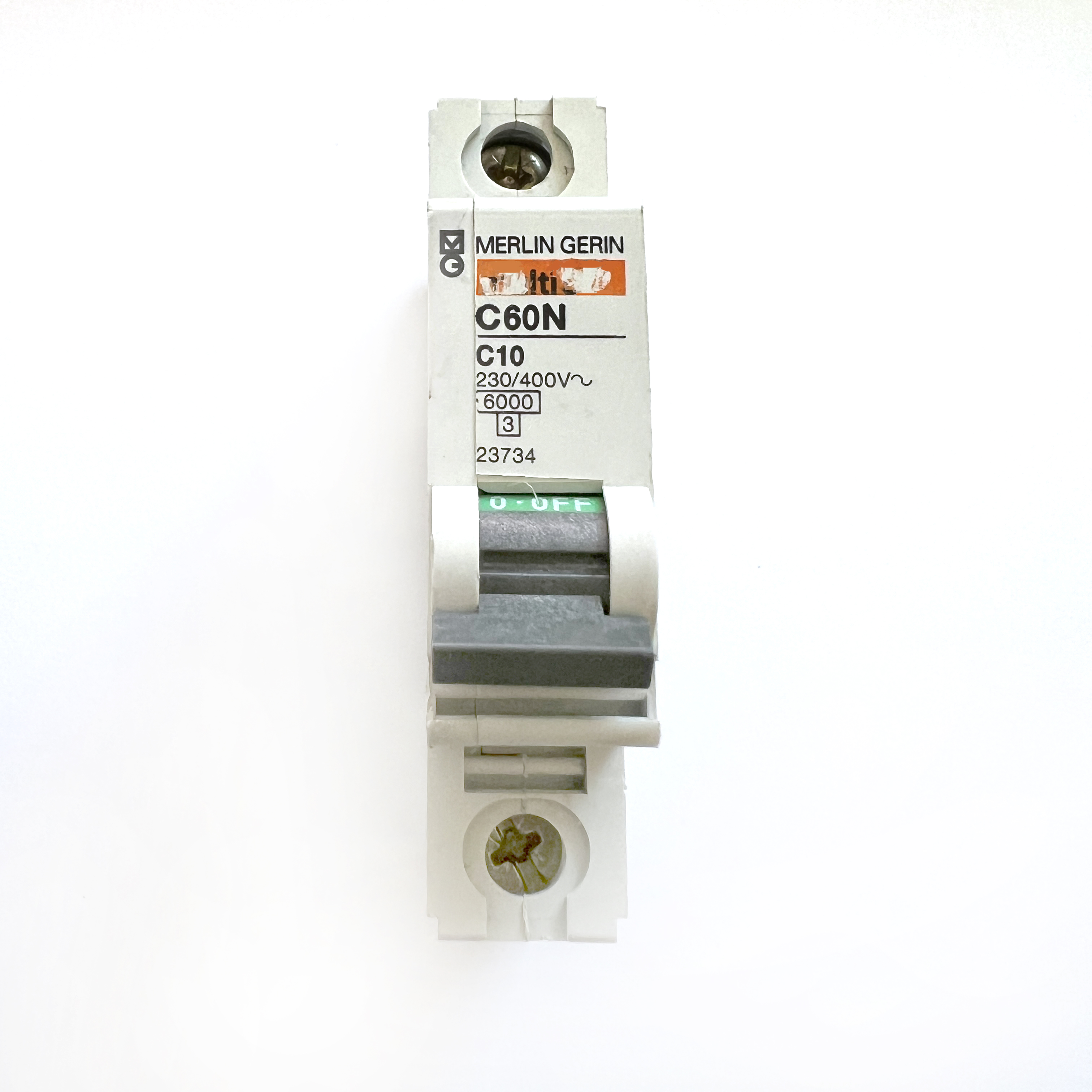 MCB's: Merlin Gerin Multi9 C60N 23734 C10 10A 10 Amp MCB Circuit ...