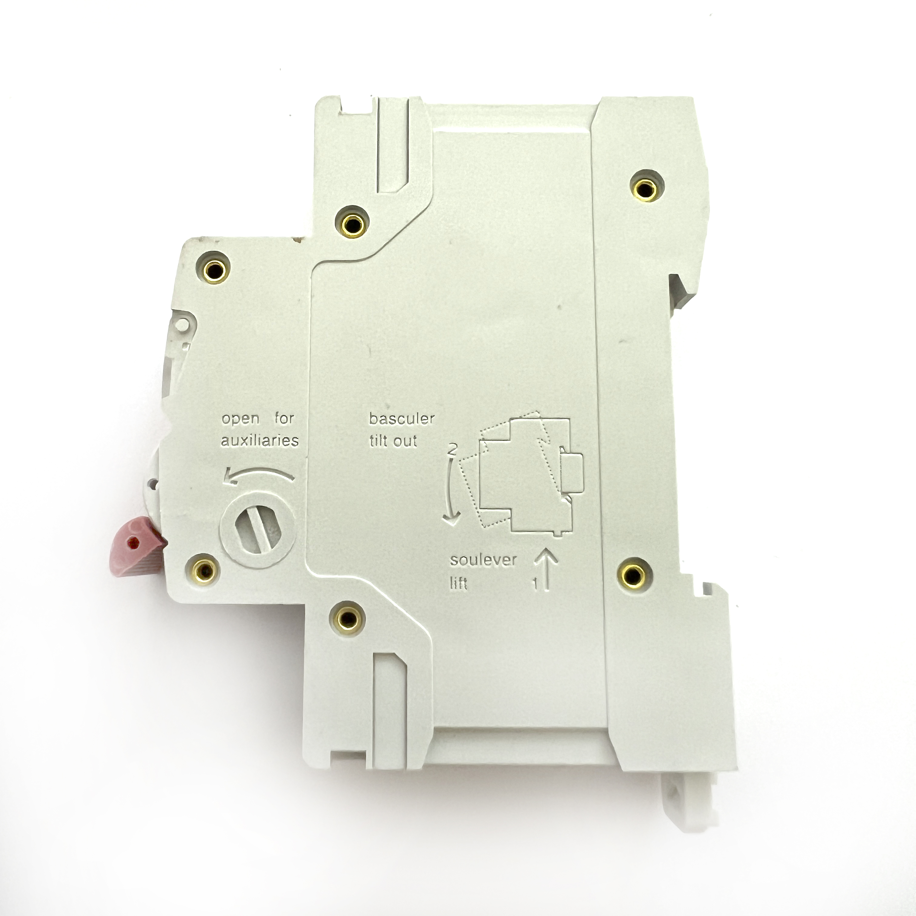 MCB's: Excel EXMCB10 Red Toggle B10 10A 10 Amp MCB Circuit Breaker Type B
