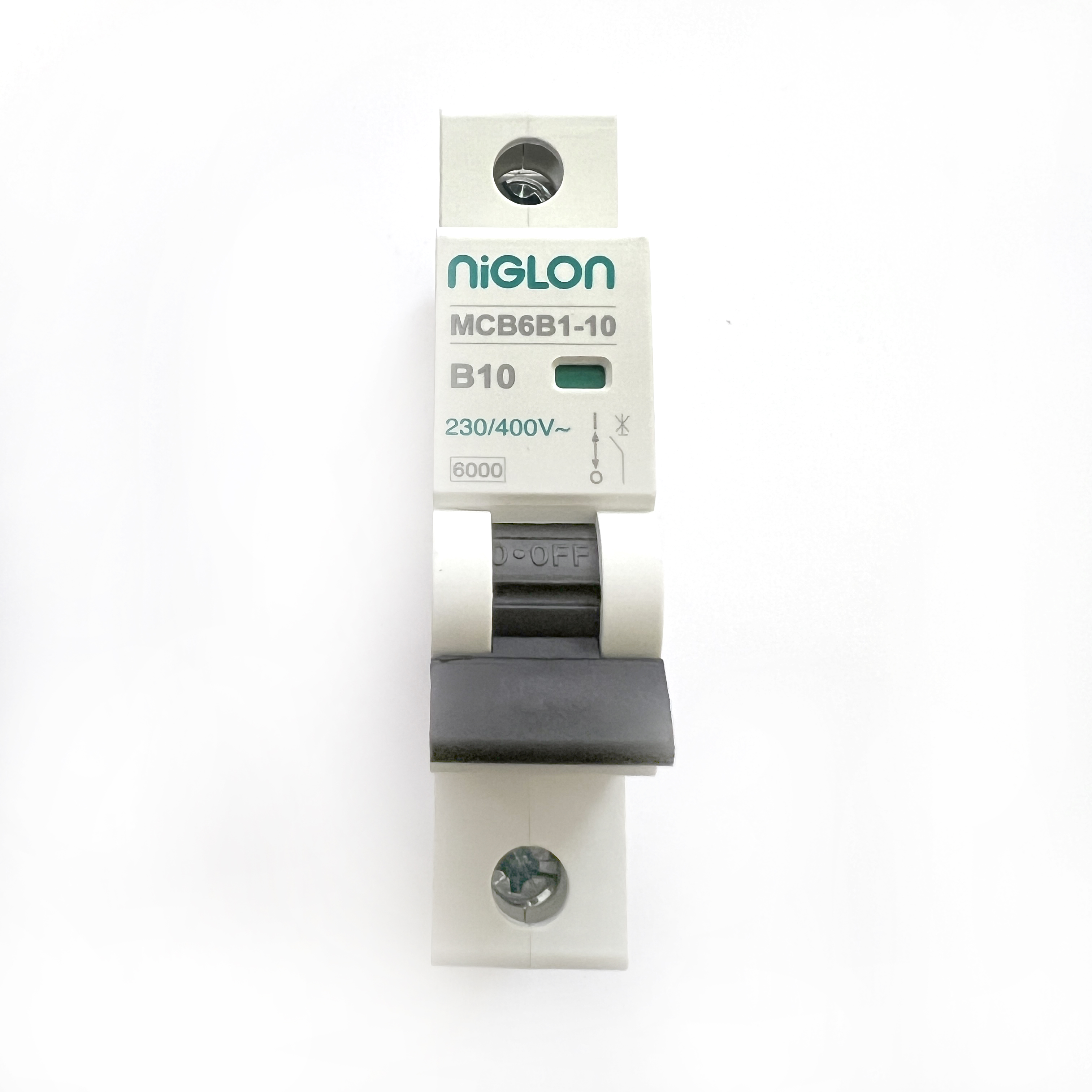 MCB's: Niglon Protego MCB6B1-10 B10 10A 10 Amp MCB Circuit Breaker Type B