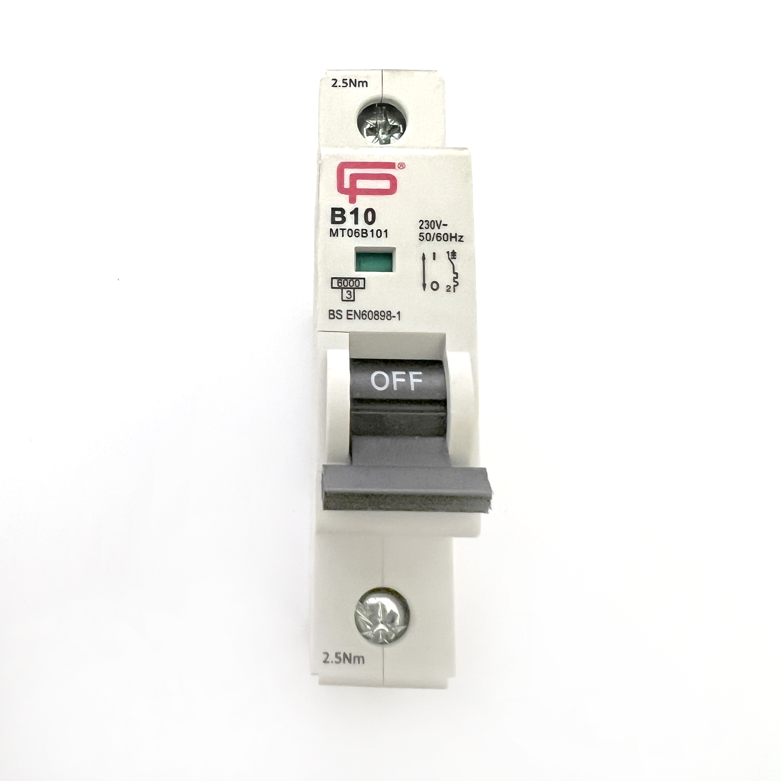 MCB's: CP Circuit Protection MT06B101 B10 10A 10 Amp MCB Circuit ...