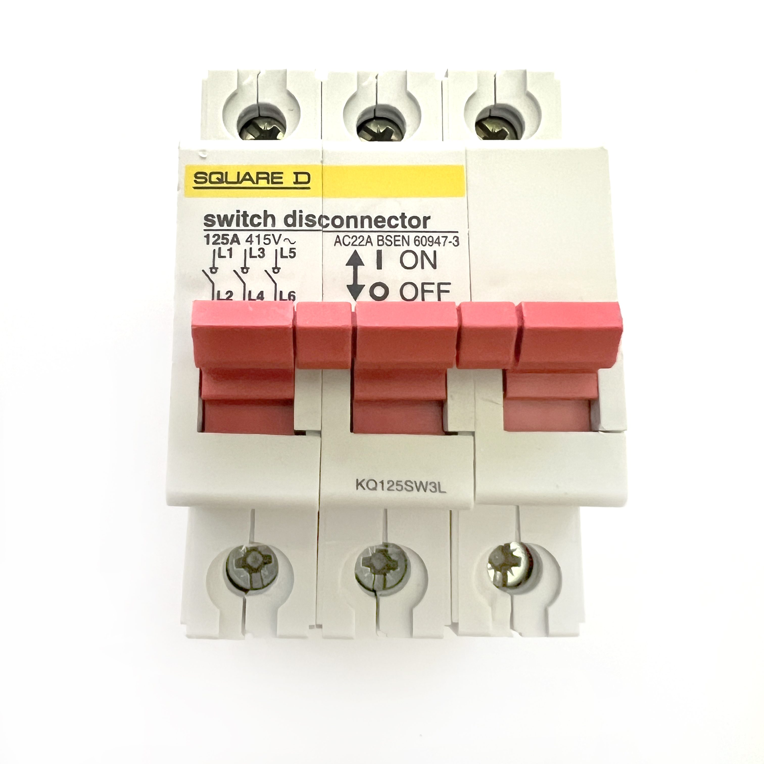 Isolators: Square D KQ125SW3L AC22A 125A 125 Amp 3 Pole Phase Isolator ...