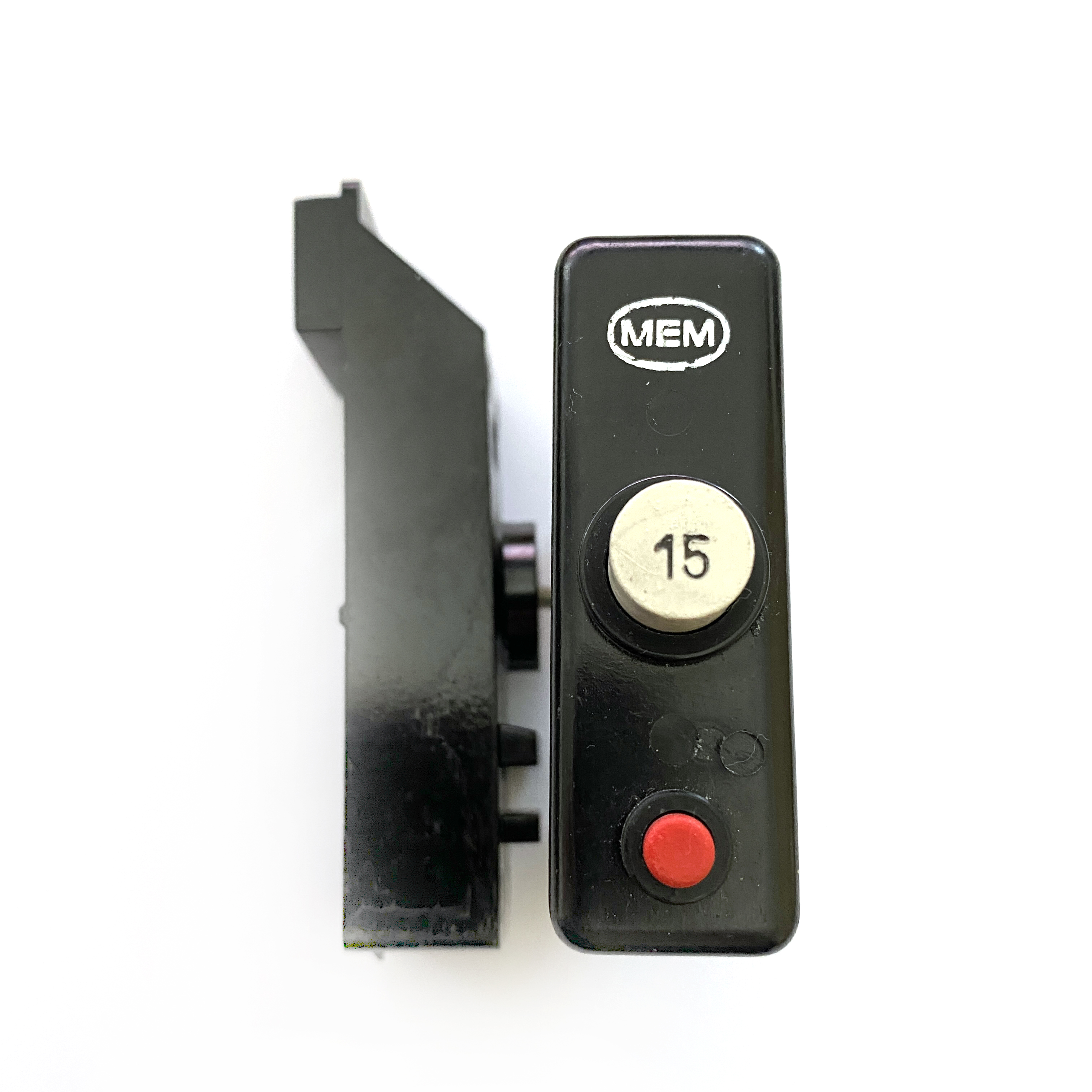 MCB's: MEM QCB Brown Push Button Plug In 15A 15 Amp MCB with Base ...