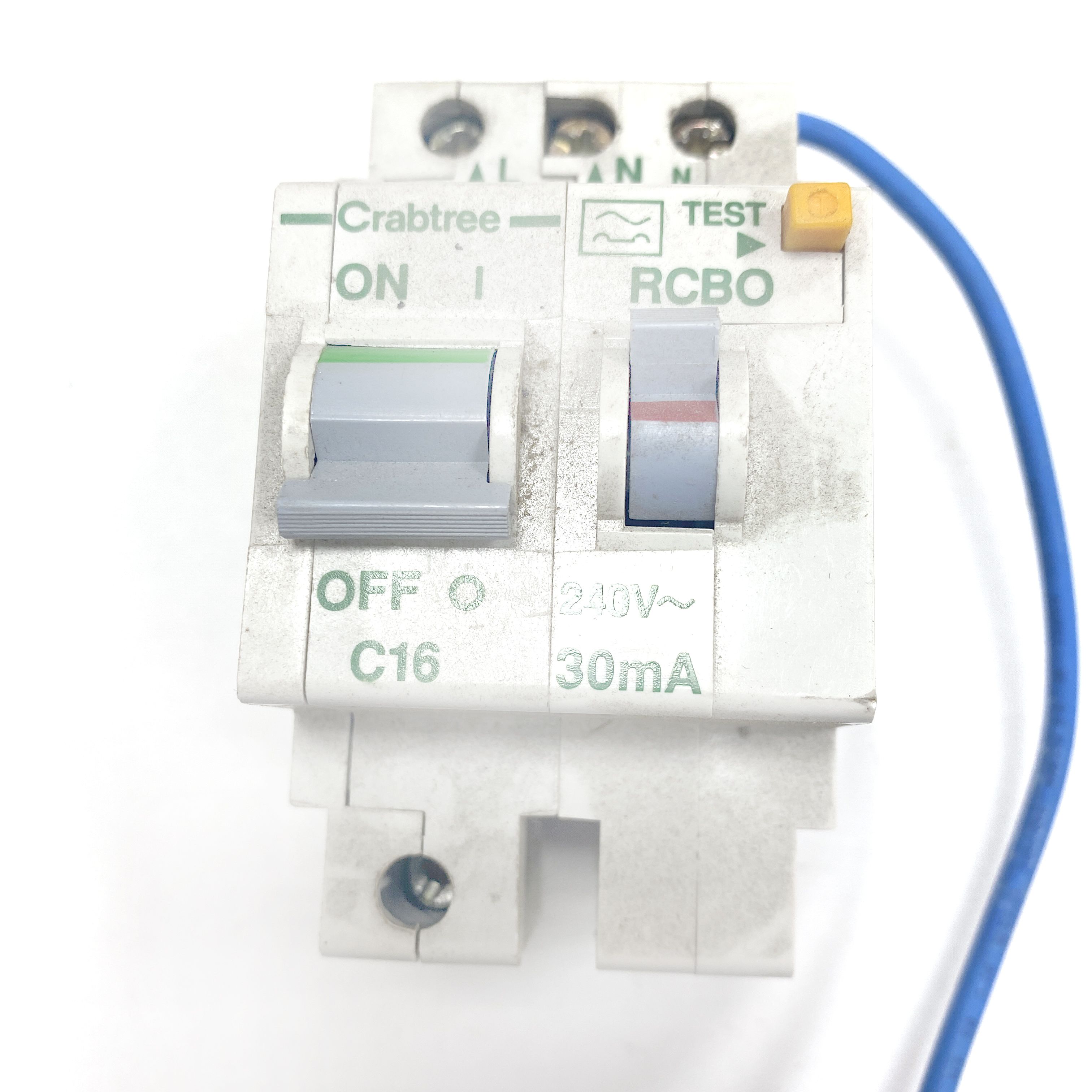 RCBO's: Crabtree Polestar 602C/163 C16 16A 16 Amp 30mA 2 Double Pole ...
