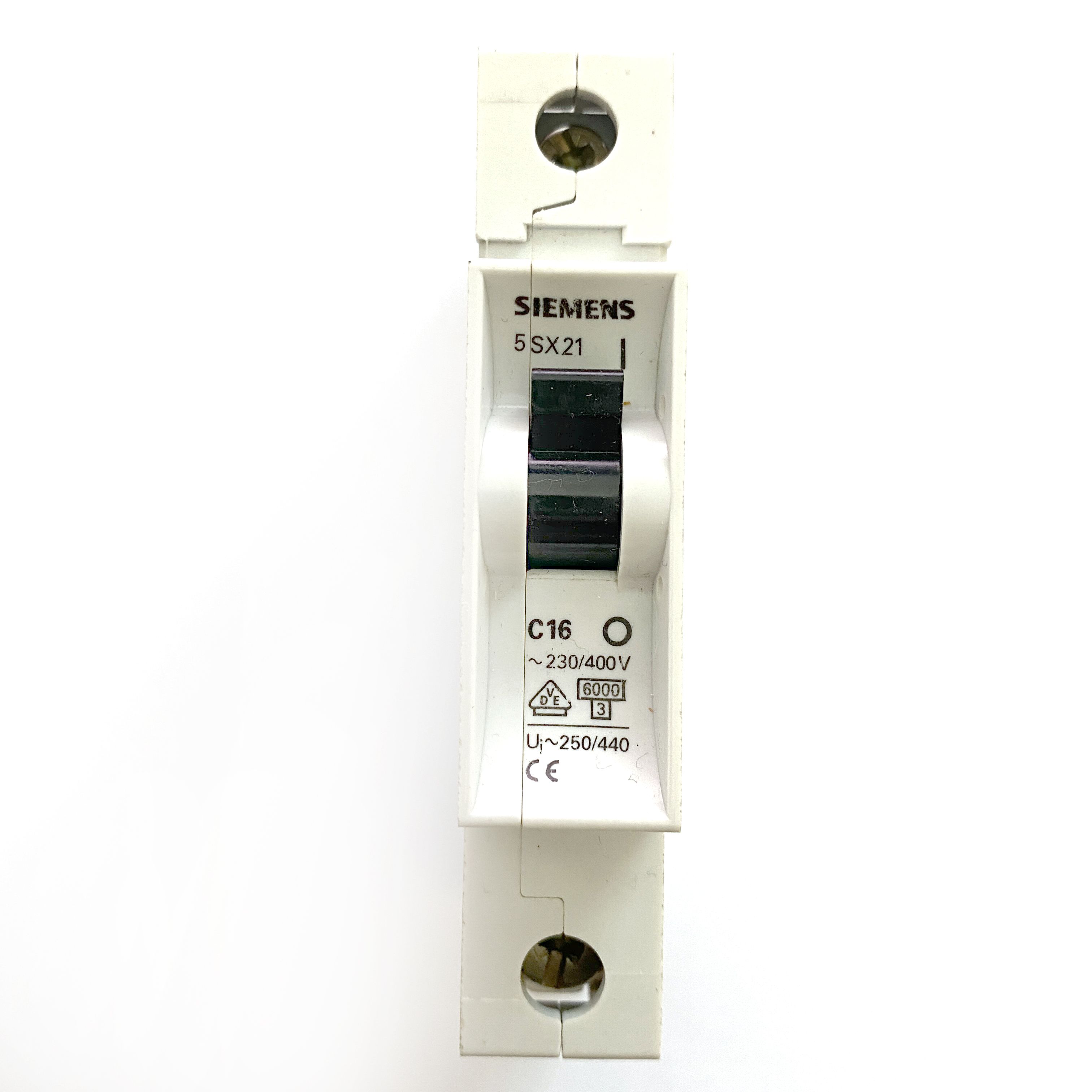 MCB's: Siemens 5SX21 C16 16A 16 Amp MCB Circuit Breaker Type C