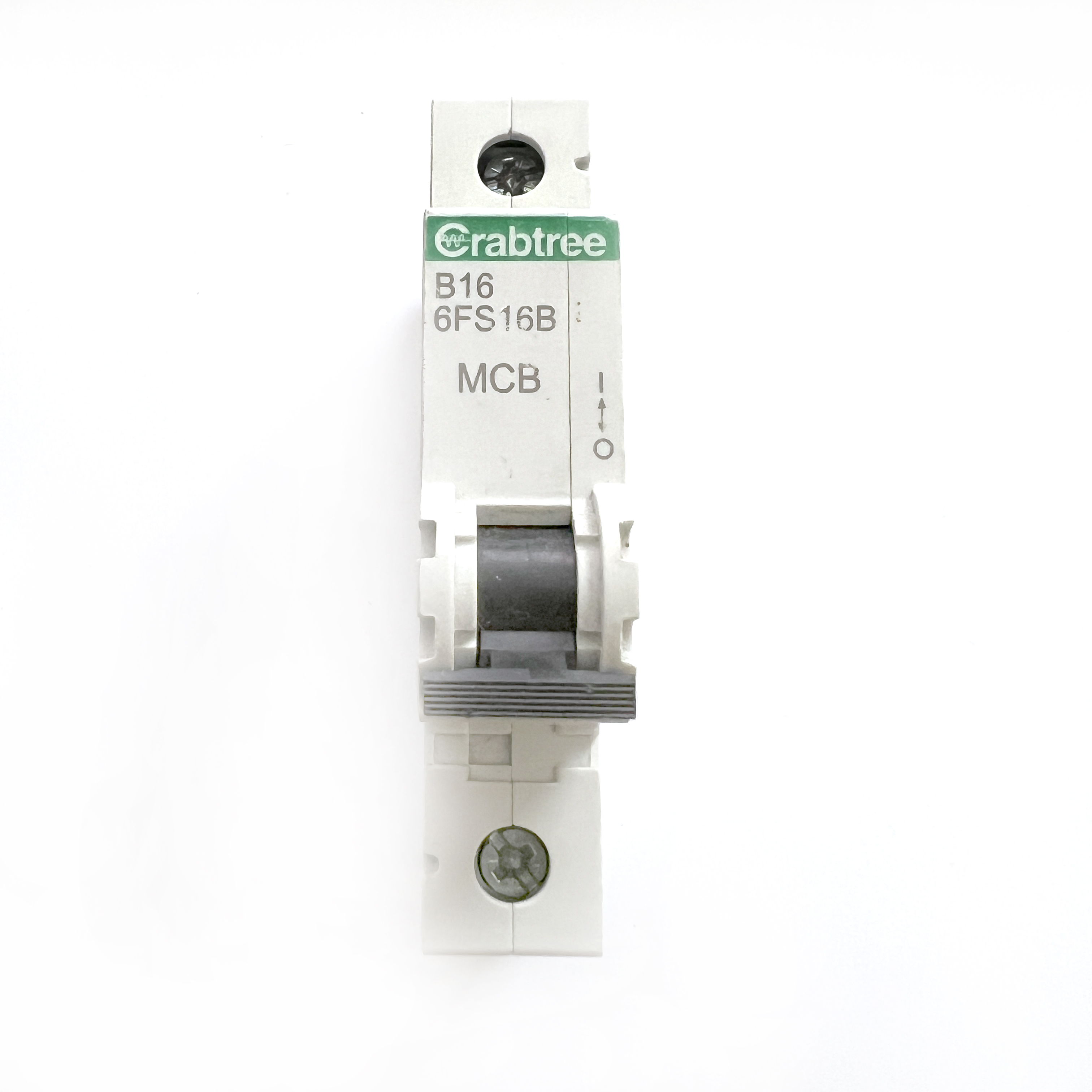 MCB's: Crabtree 6FS16B White Clip Newer Style B16 16A 16 Amp MCB ...