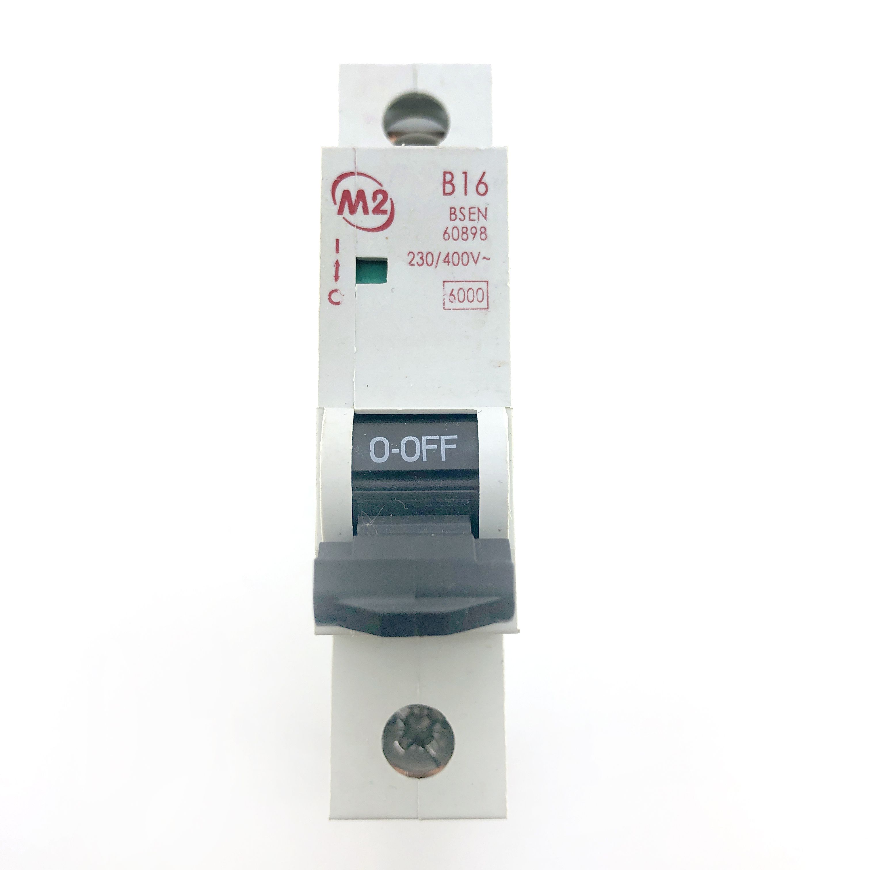 MCB's: M2 M2B16G B16 16A 16 Amp MCB Circuit Breaker Type B