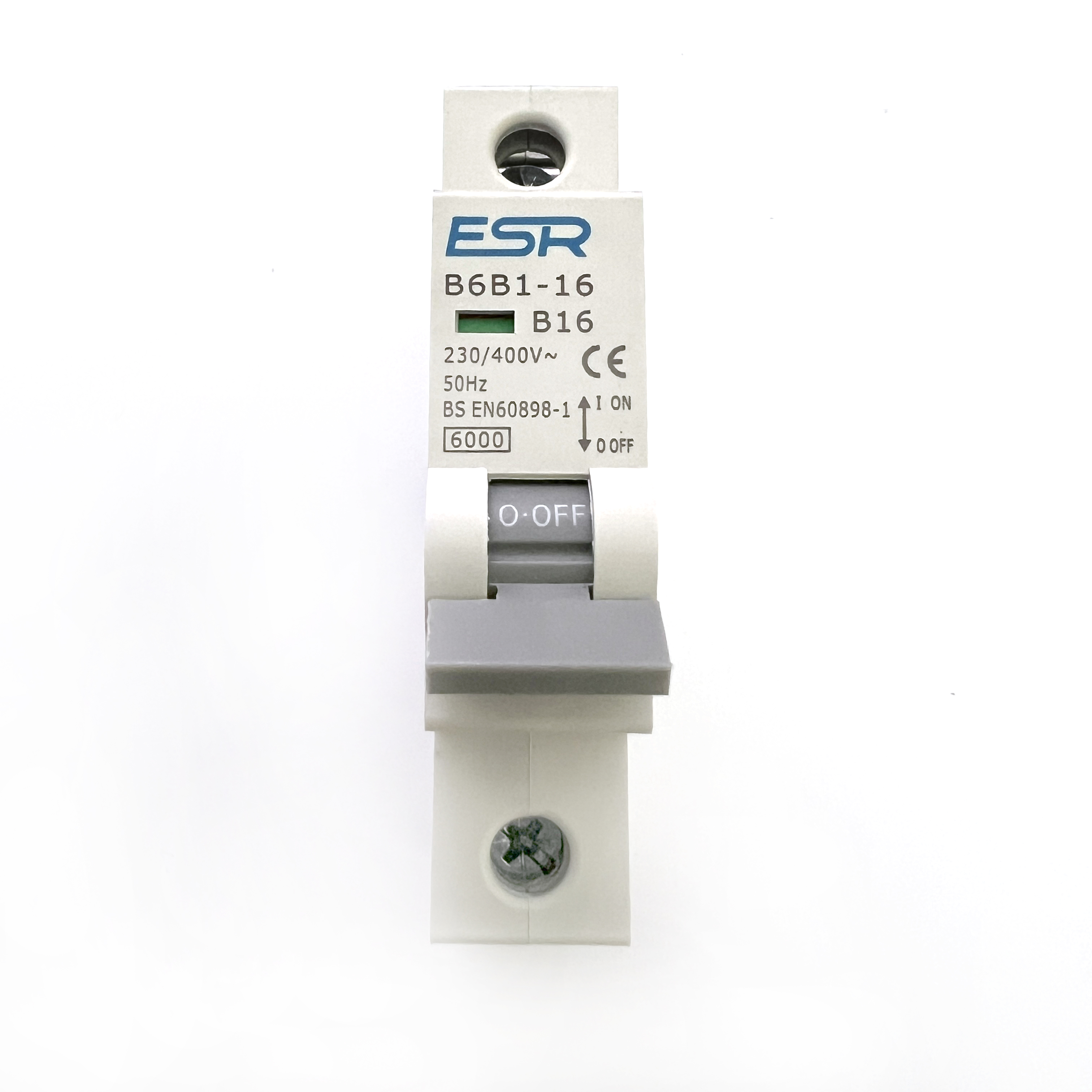 MCB's: ESR B6B1-16 B16 16A 16 Amp MCB Circuit Breaker Type B