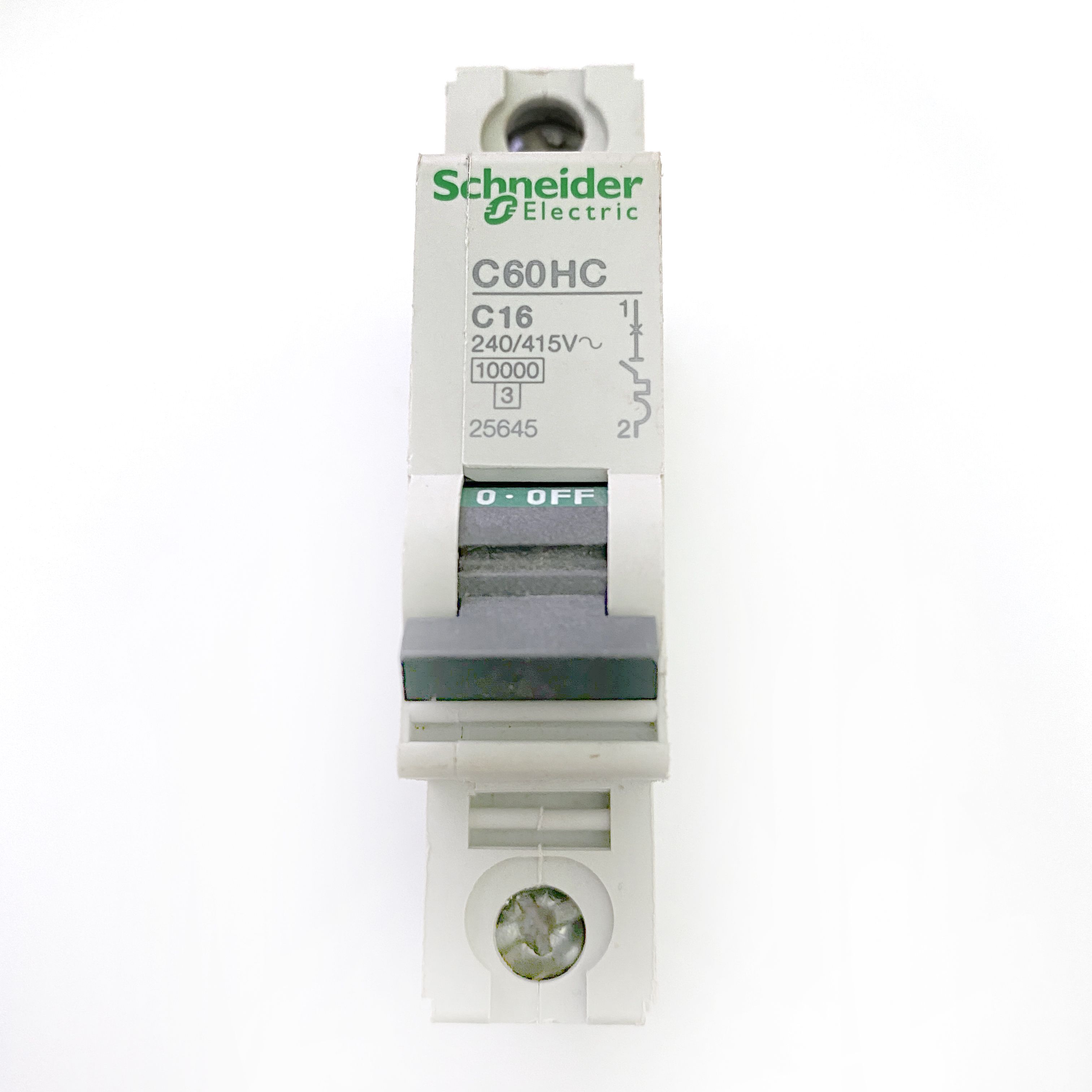 MCB's: Schneider Electric C60HC 25645 C16 16A 16 Amp MCB Circuit ...