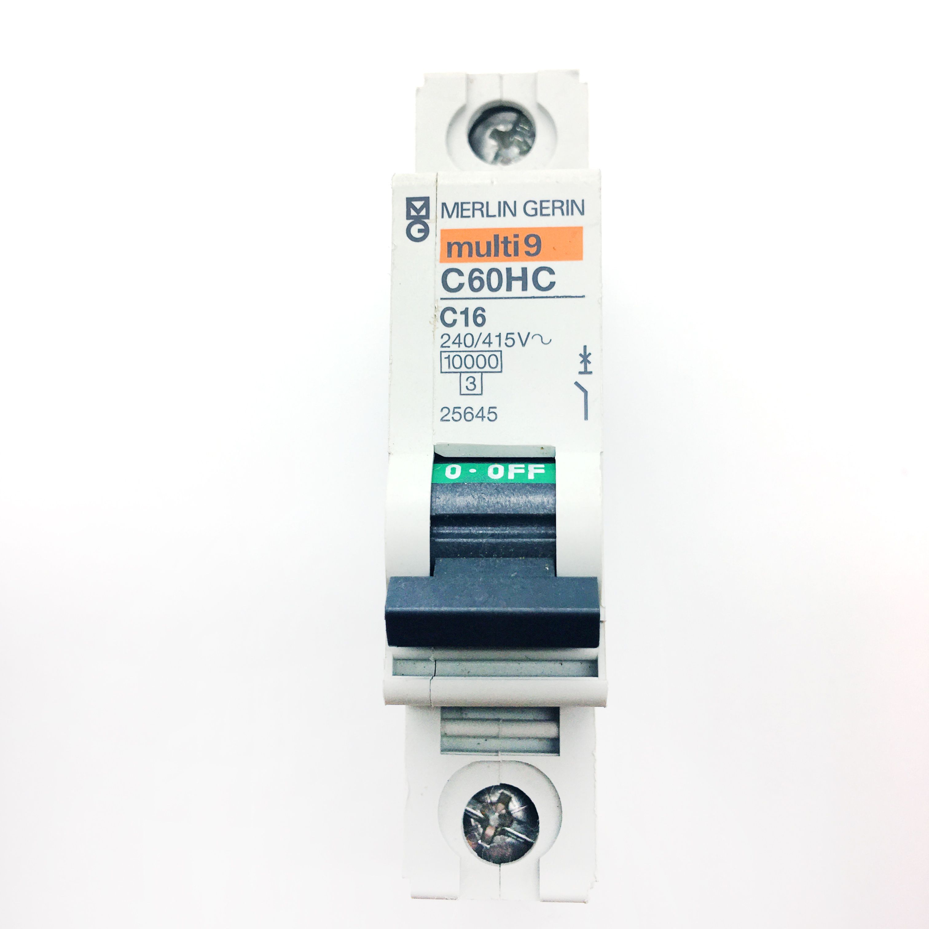 MCB's: Merlin Gerin Multi9 C60HC 25645 25659 C16 16A 16 Amp MCB Circuit ...