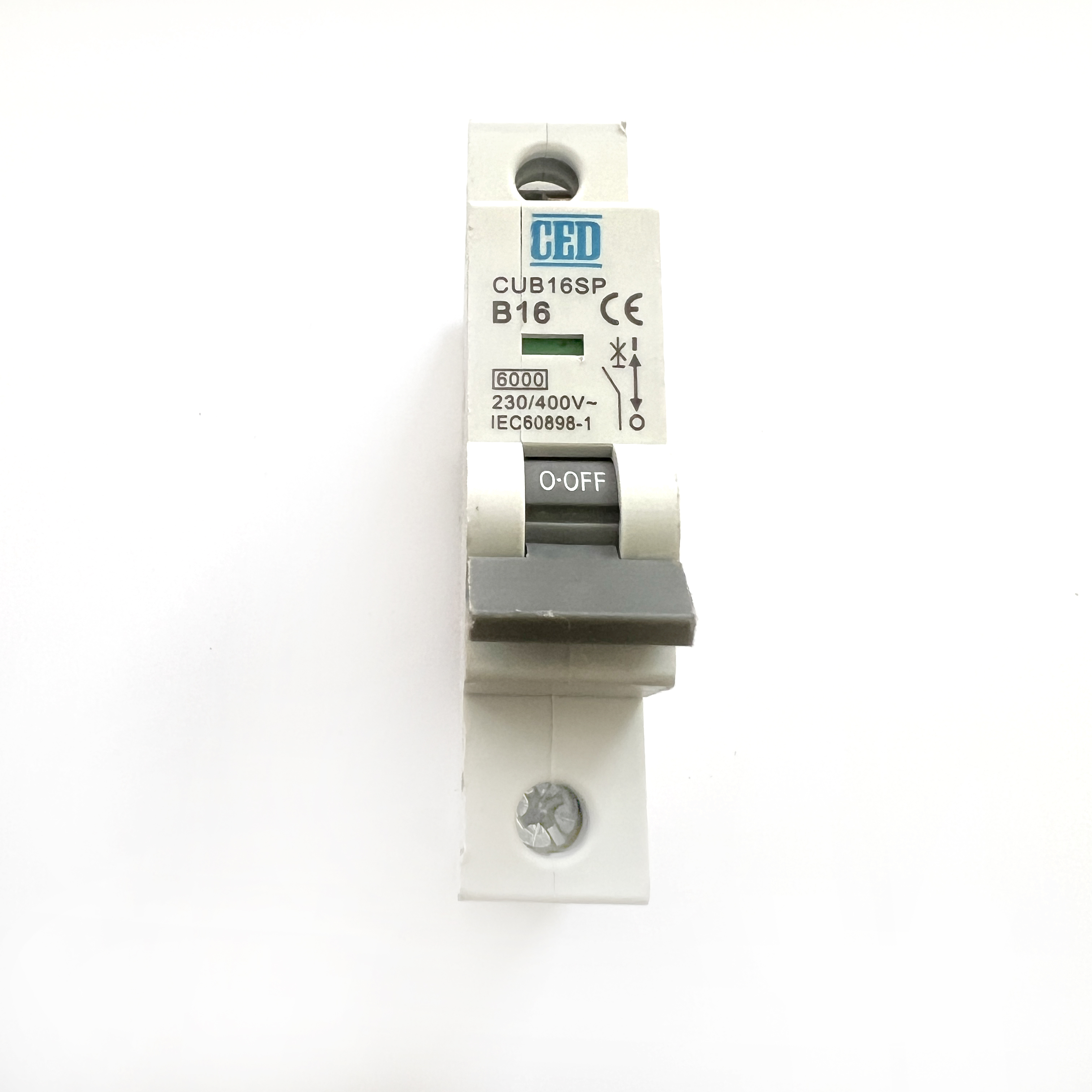 MCB's: CED CUB16SP B16 16A 16 Amp MCB Circuit Breaker Type B