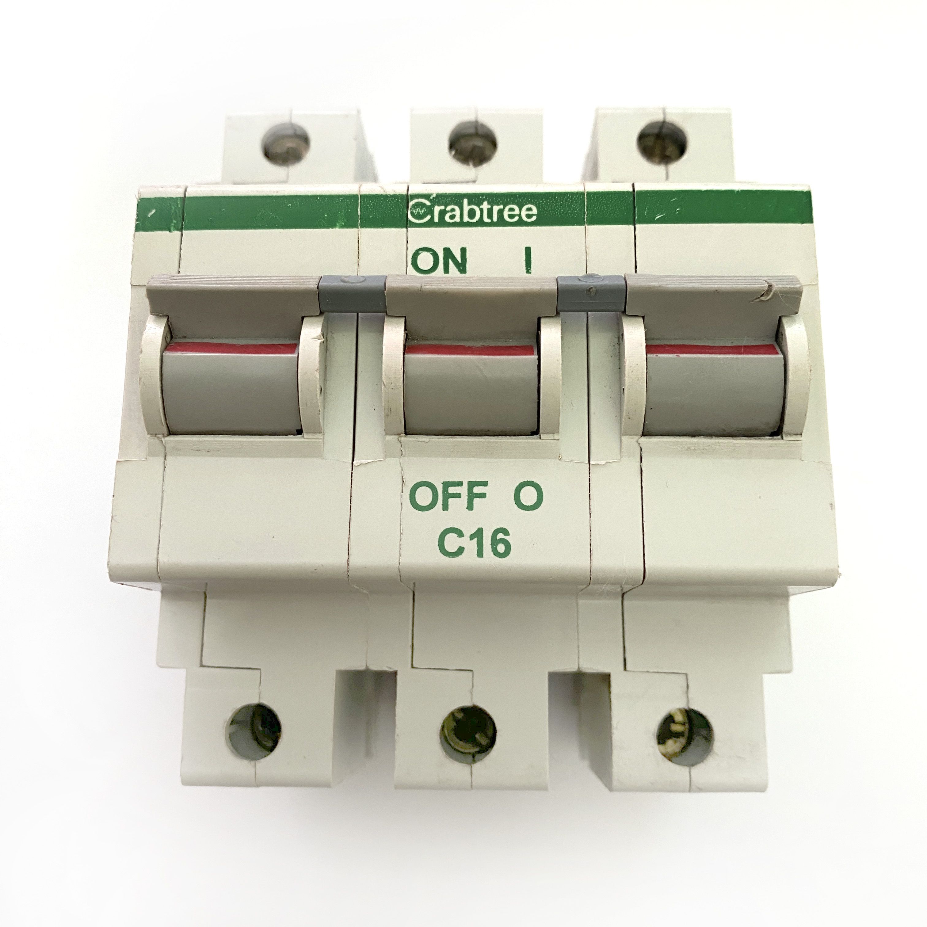 MCB's: Crabtree Polestar 63C/16 C16 16A 16 Amp 3 Pole Phase MCB Circuit ...