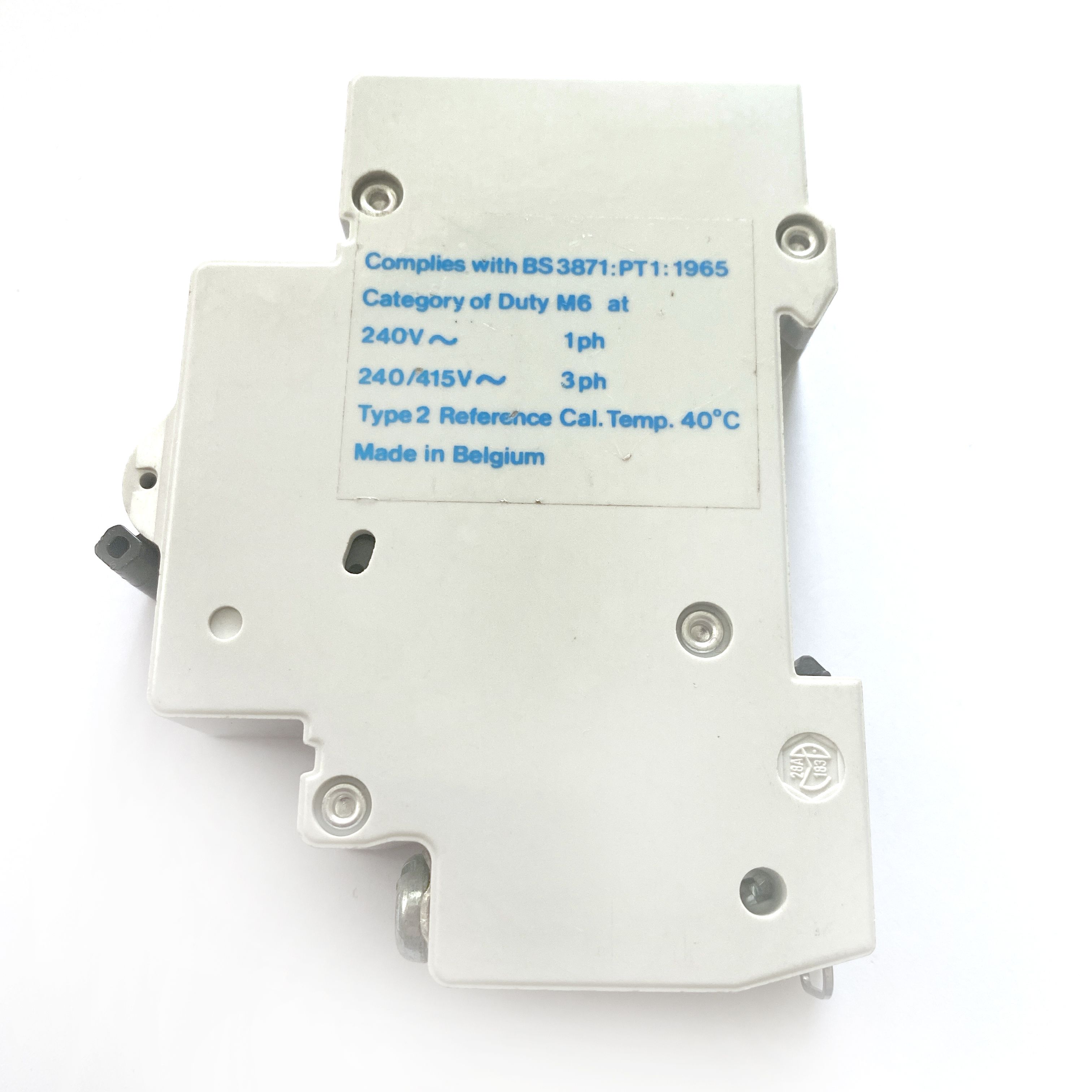 MCB's: GEC Vynckier S16 M6 16A 16 Amp MCB Circuit Breaker Type 2