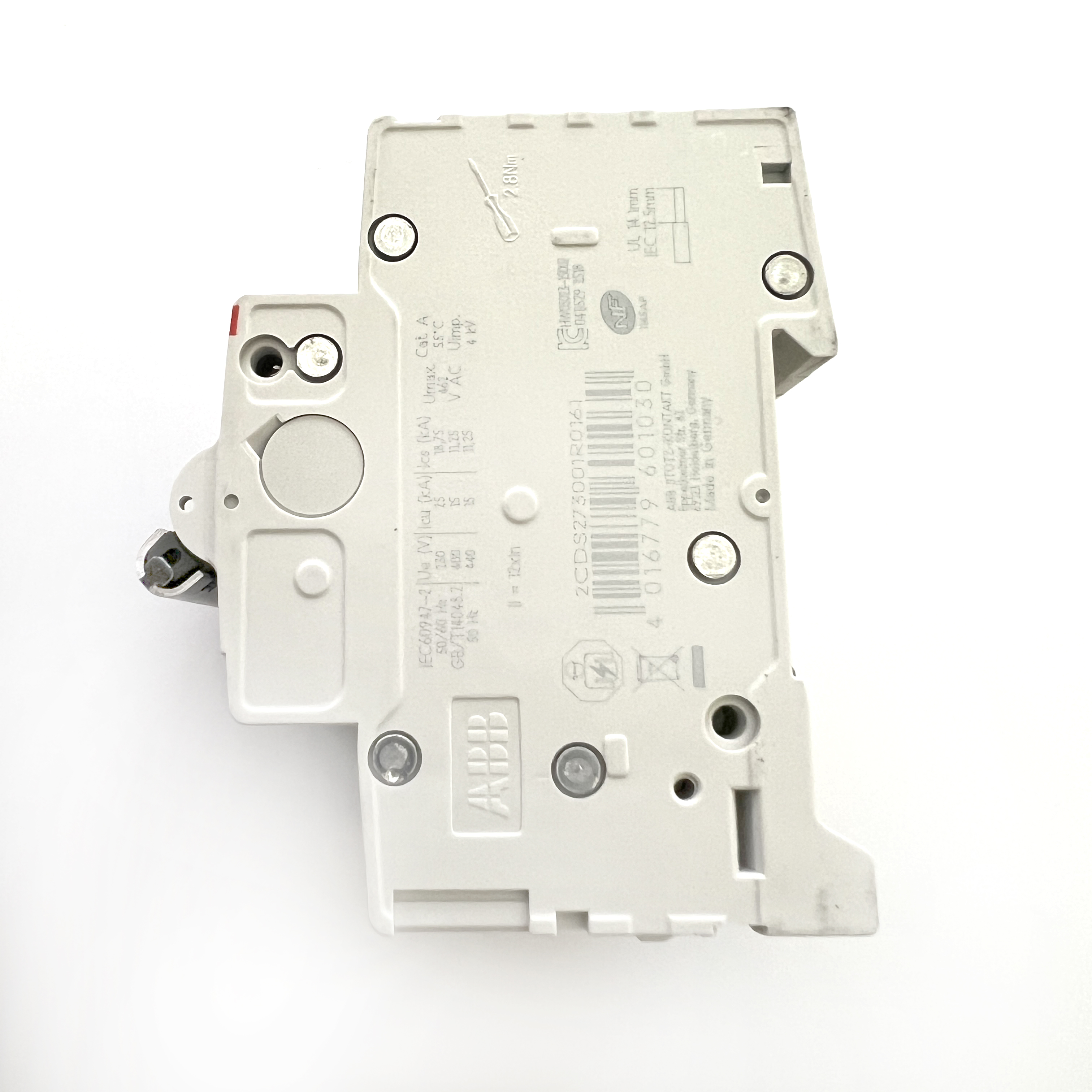 MCB's: ABB S203M D16 16A 16 Amp 3 Phase MCB Circuit Breaker Type D