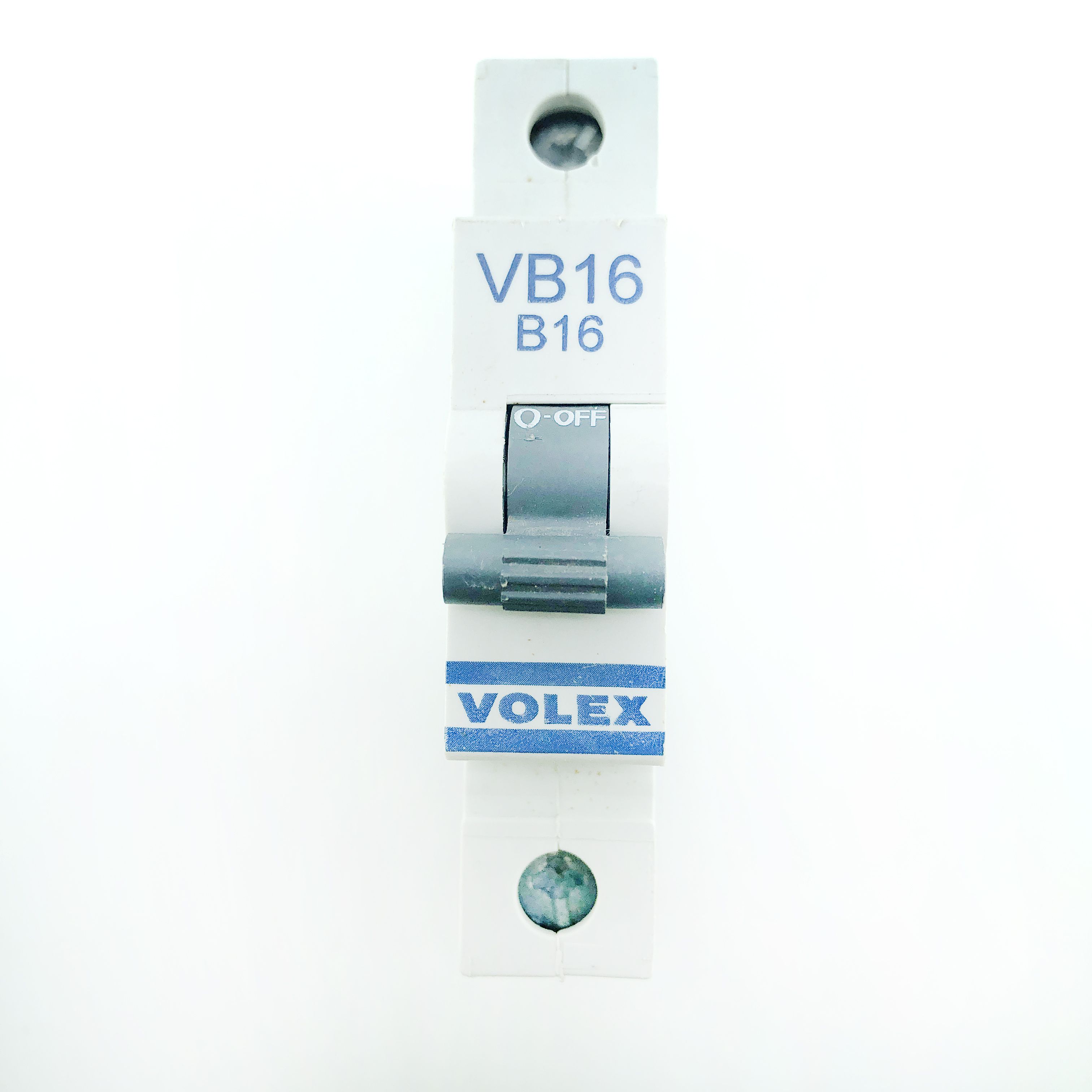 MCB's: Volex VB16 Black Clip B16 16A 16 Amp MCB Circuit Breaker Type B