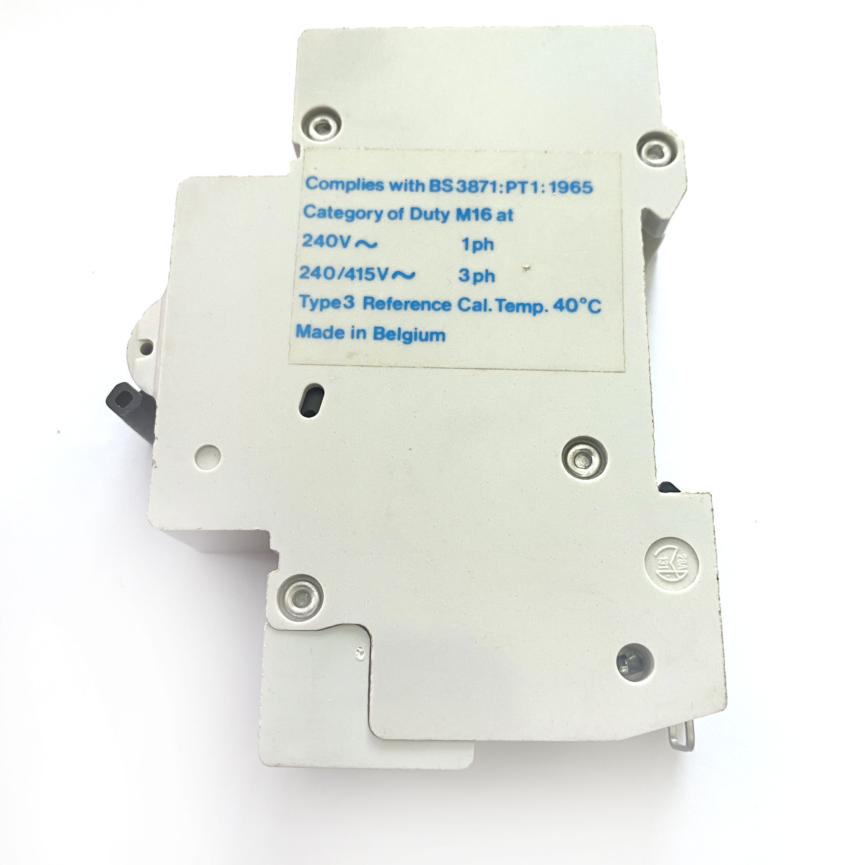 MCB's: GEC Vynckier Z16 M16 16A 16 Amp MCB Circuit Breaker Type 3