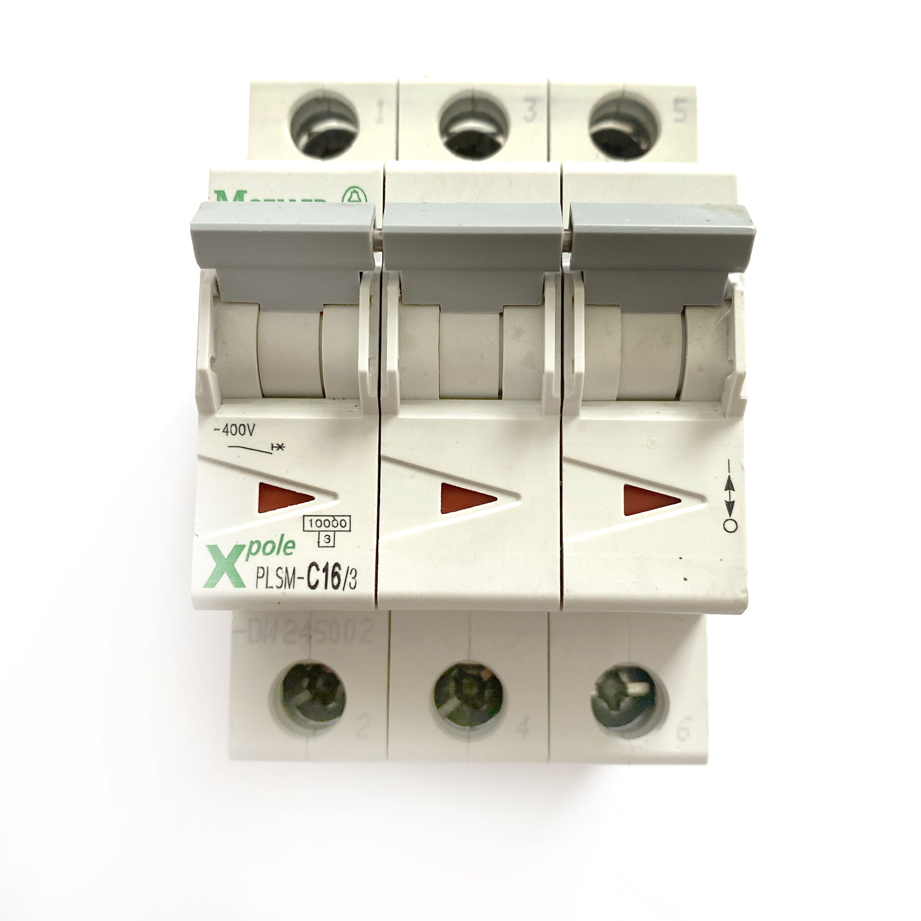 MCB's: Moeller xPole PLSM-C16/3 C16 16A 16 Amp 3 Pole Phase MCB Circuit ...