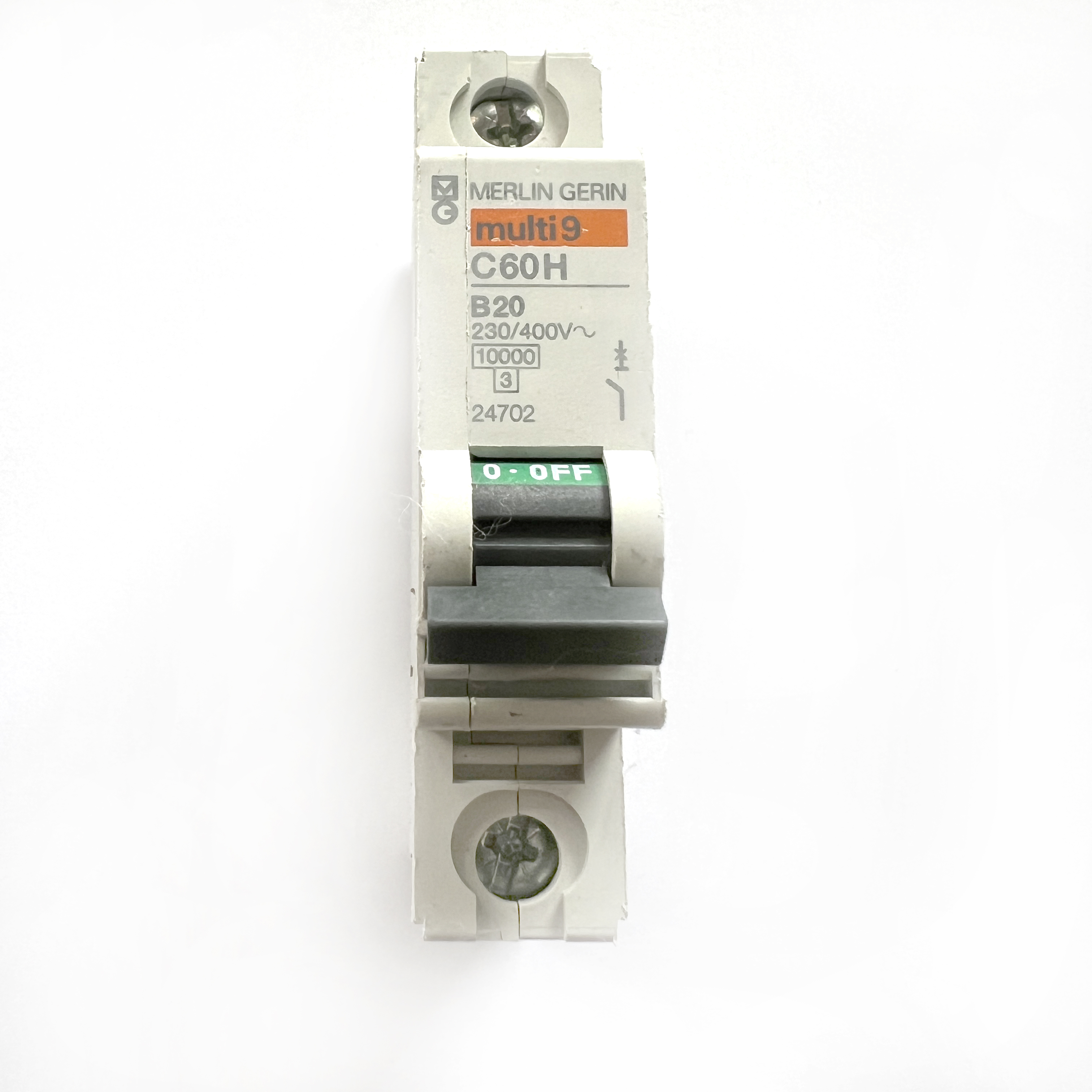 MCB's: Merlin Gerin Multi9 C60H 24702 B20 20A 20 Amp MCB Circuit ...