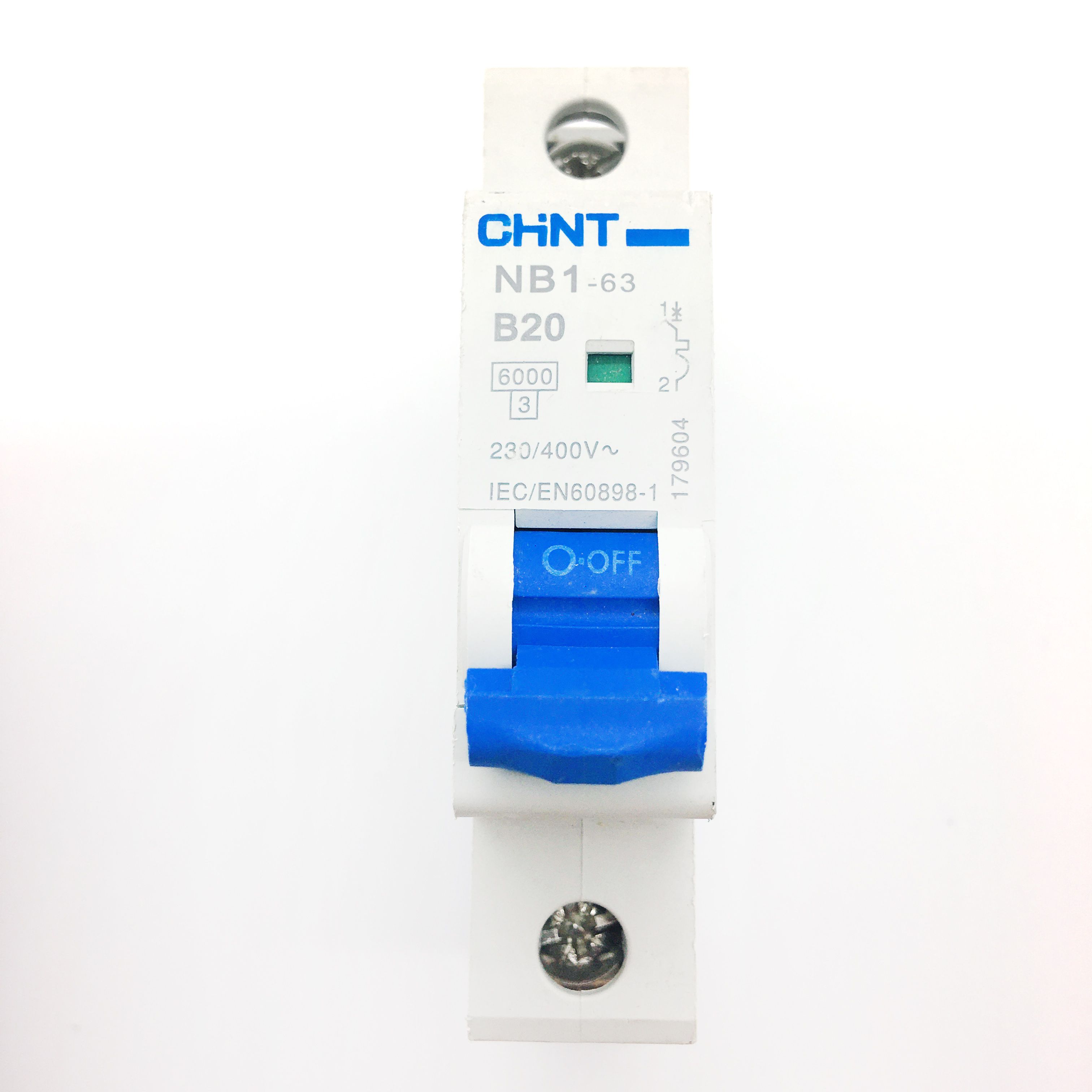 MCB's: Chint NB1-63 179604 B20 20A 20 Amp MCB Circuit Breaker Type B