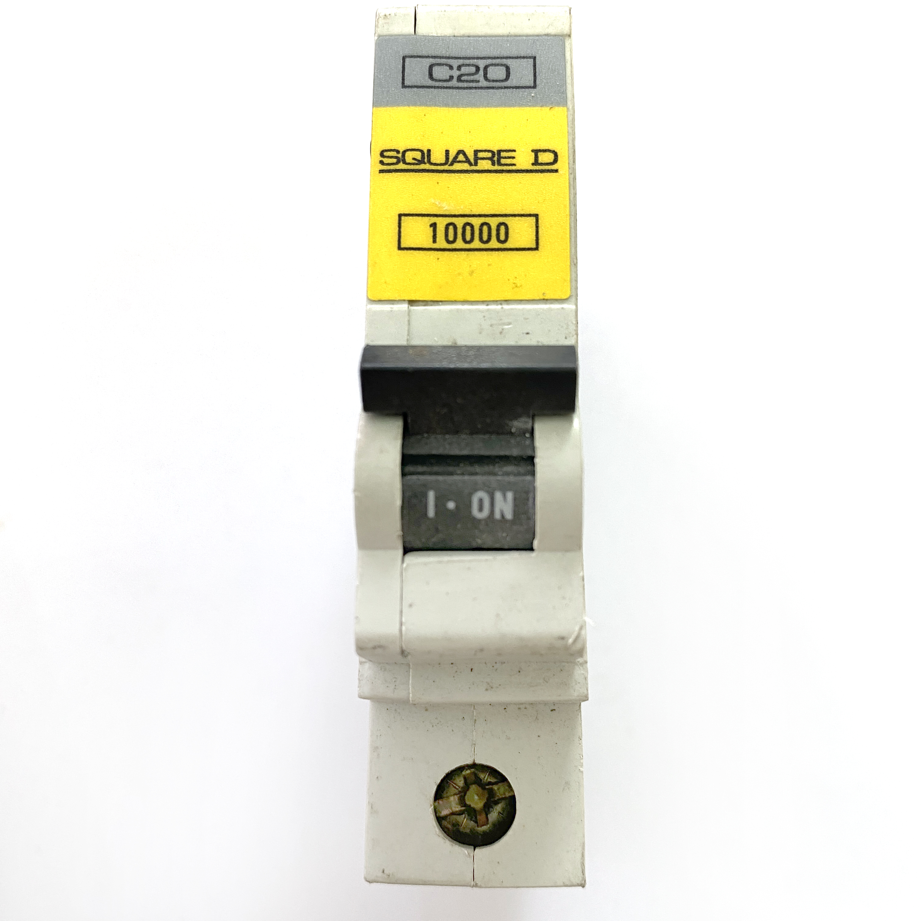 MCB's: Square D QOE Yellow Band 10000 C20 20A 20 Amp MCB Circuit ...