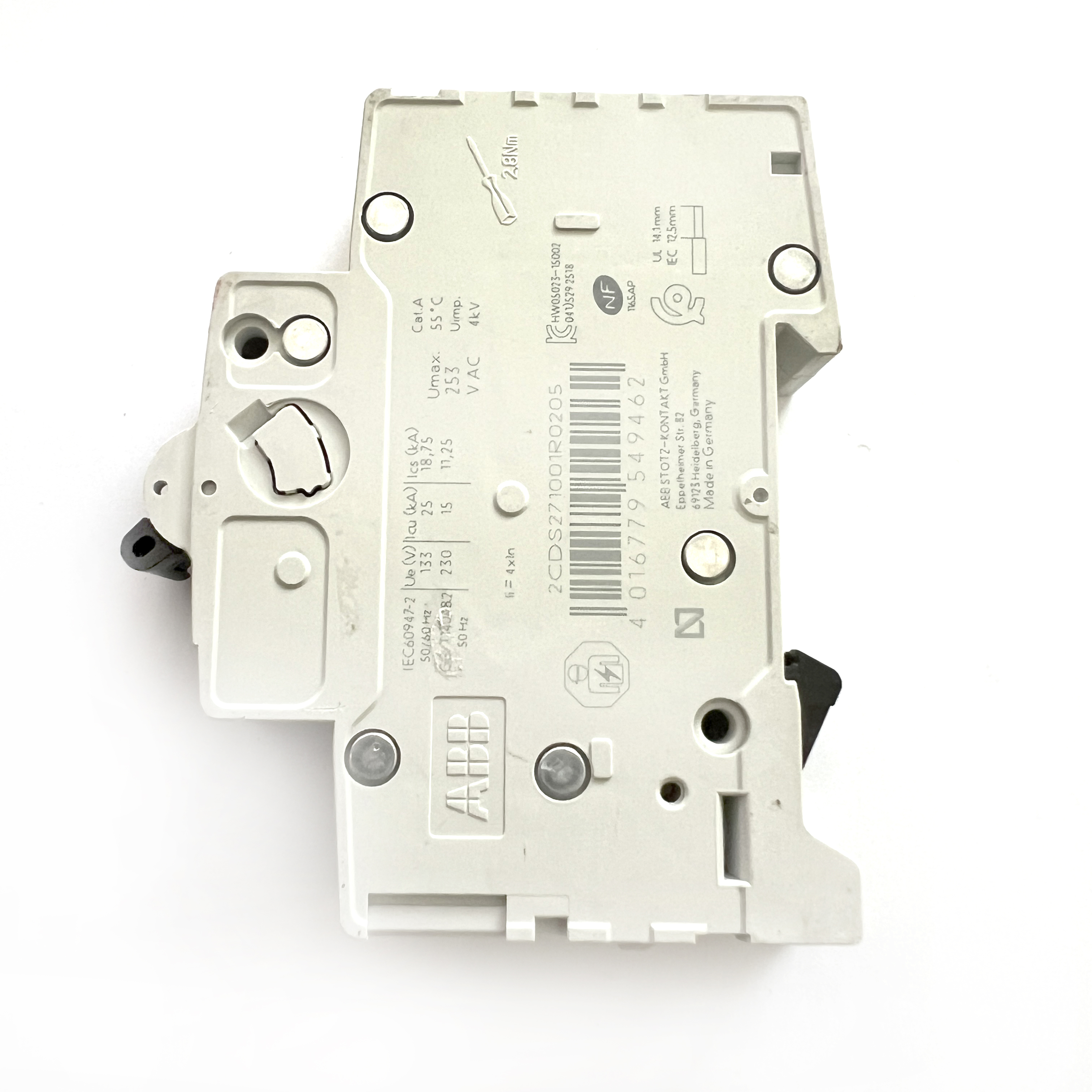MCB's: ABB S201M B20 20A 20 Amp MCB Circuit Breaker Type B