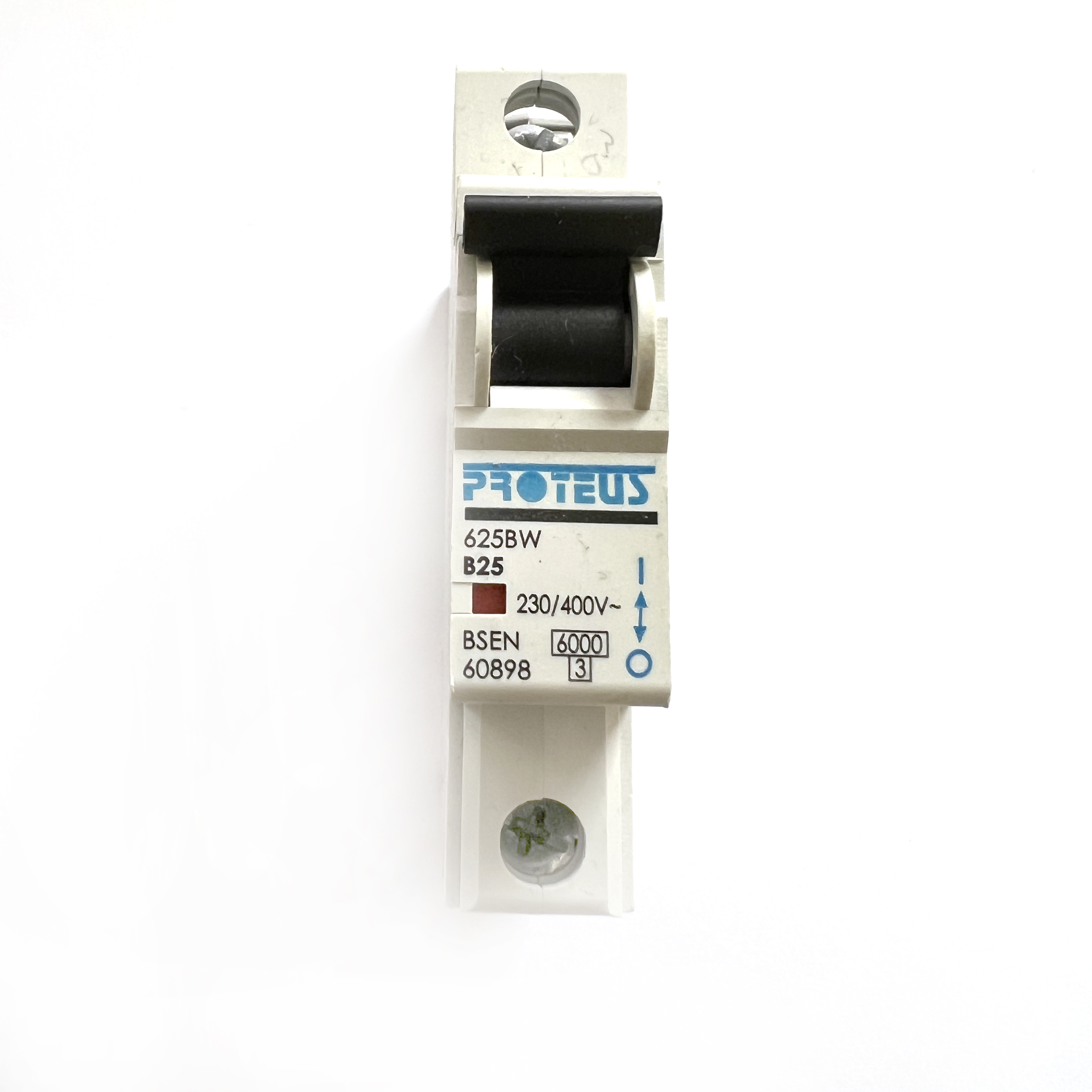 MCB's: Proteus Geyer 625BW B25 25A 25 Amp MCB Circuit Breaker Type B