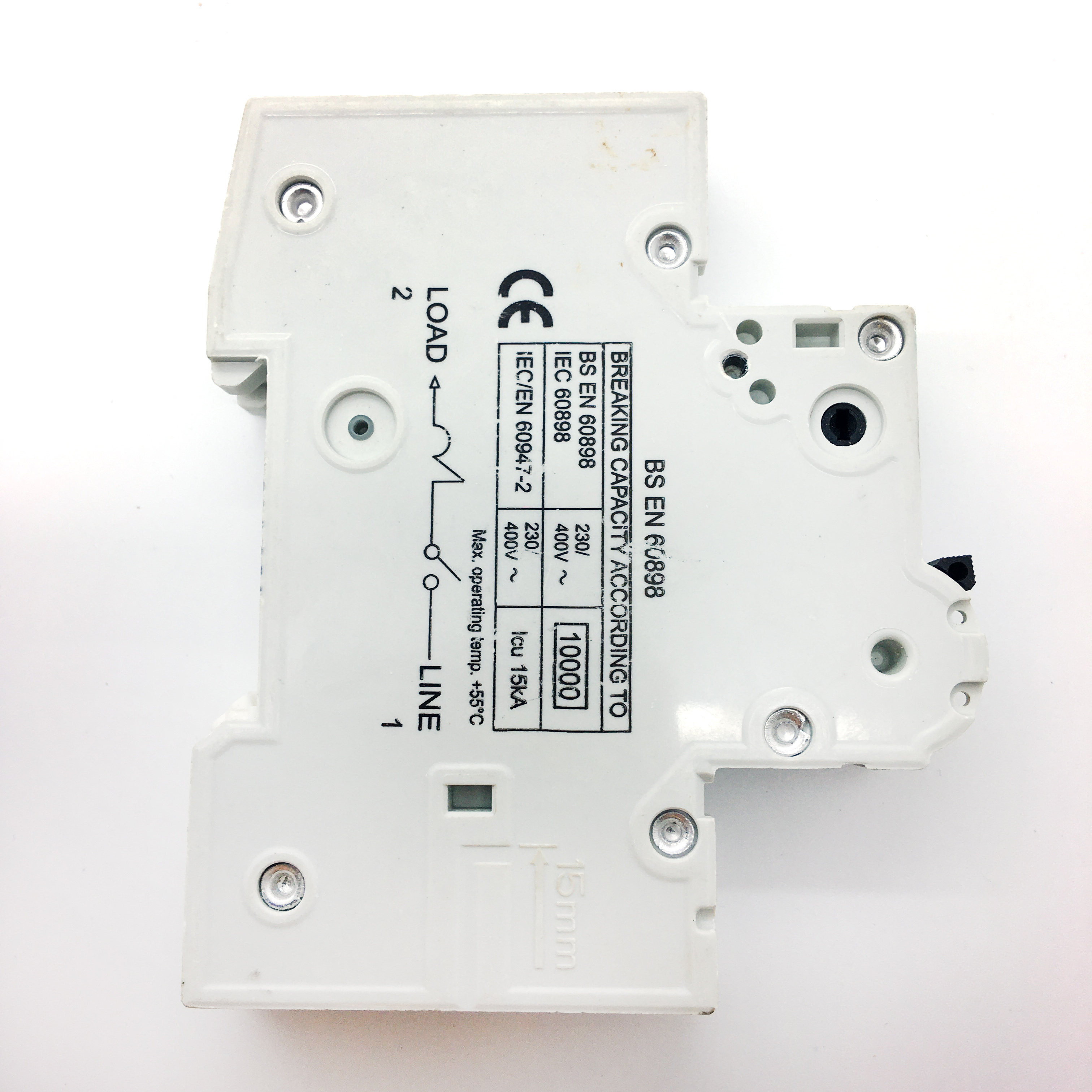 MCB's: Crabtree 6HS25C C25 25A 25 Amp MCB Circuit Breaker Type C