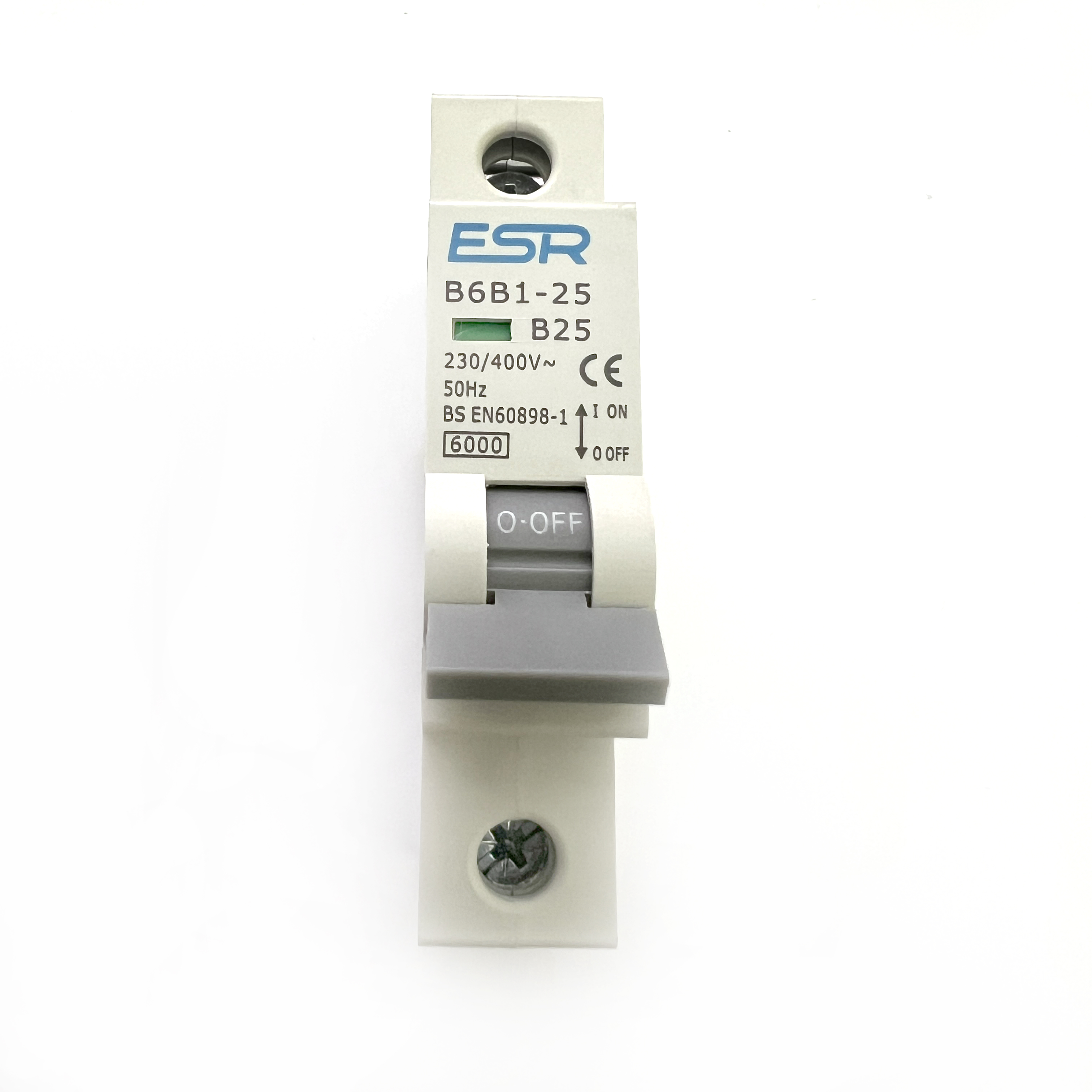 MCB's: ESR B6B1-25 B25 25A 25 Amp MCB Circuit Breaker Type B