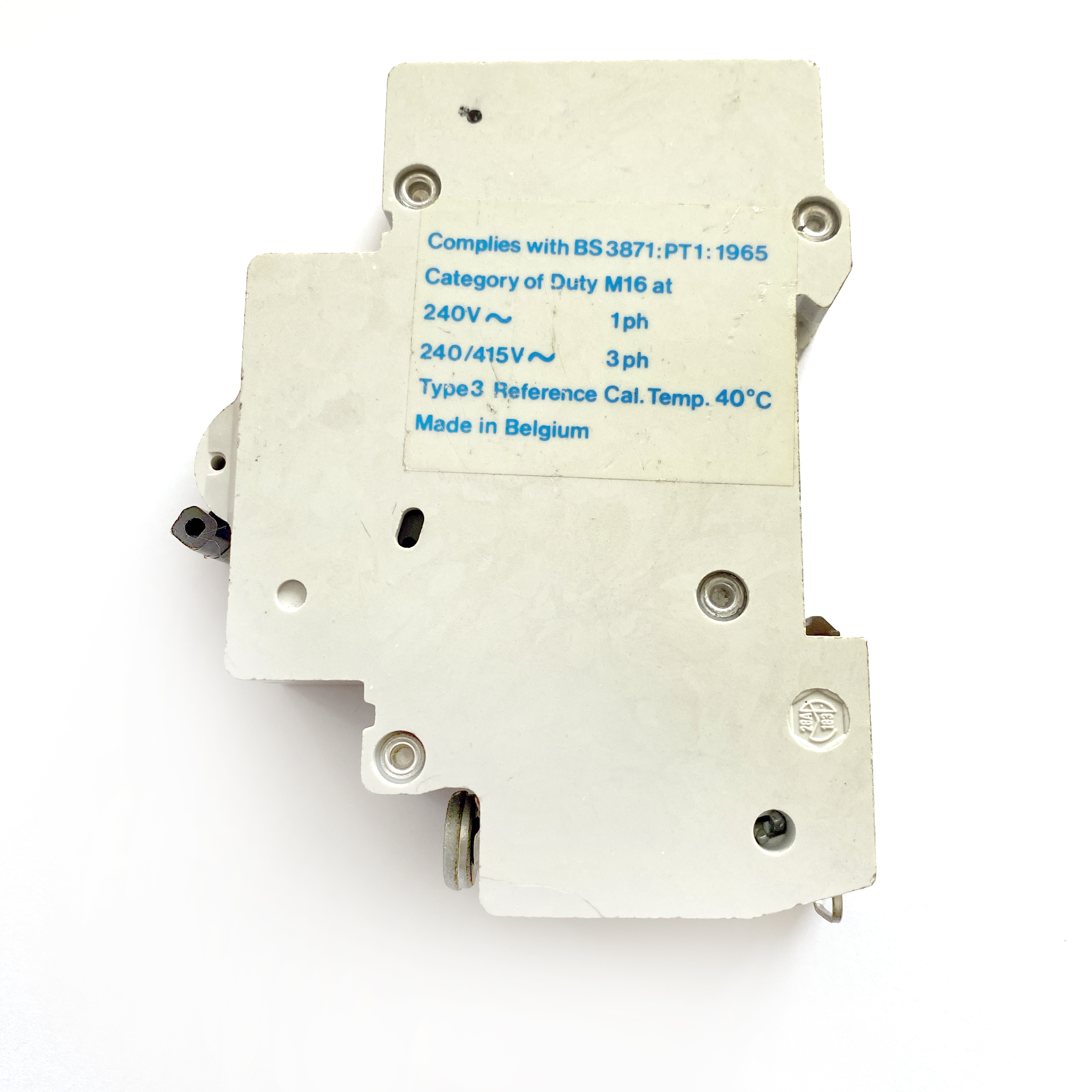 MCB's: GEC Vynckier Z25 M16 25A 25 Amp MCB Circuit Breaker Type 3